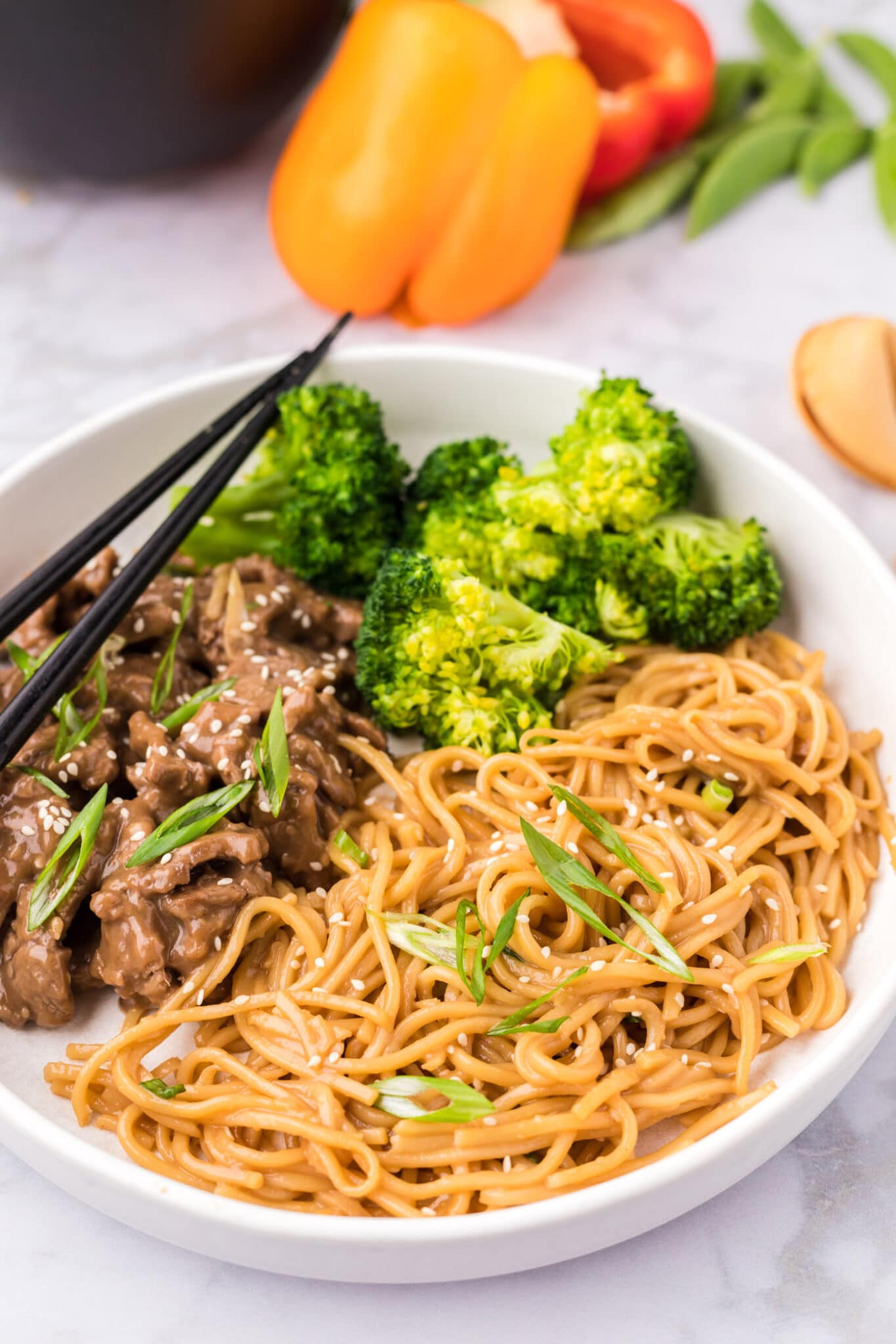 Teriyaki Noodles - Amanda's Cookin' - Pasta