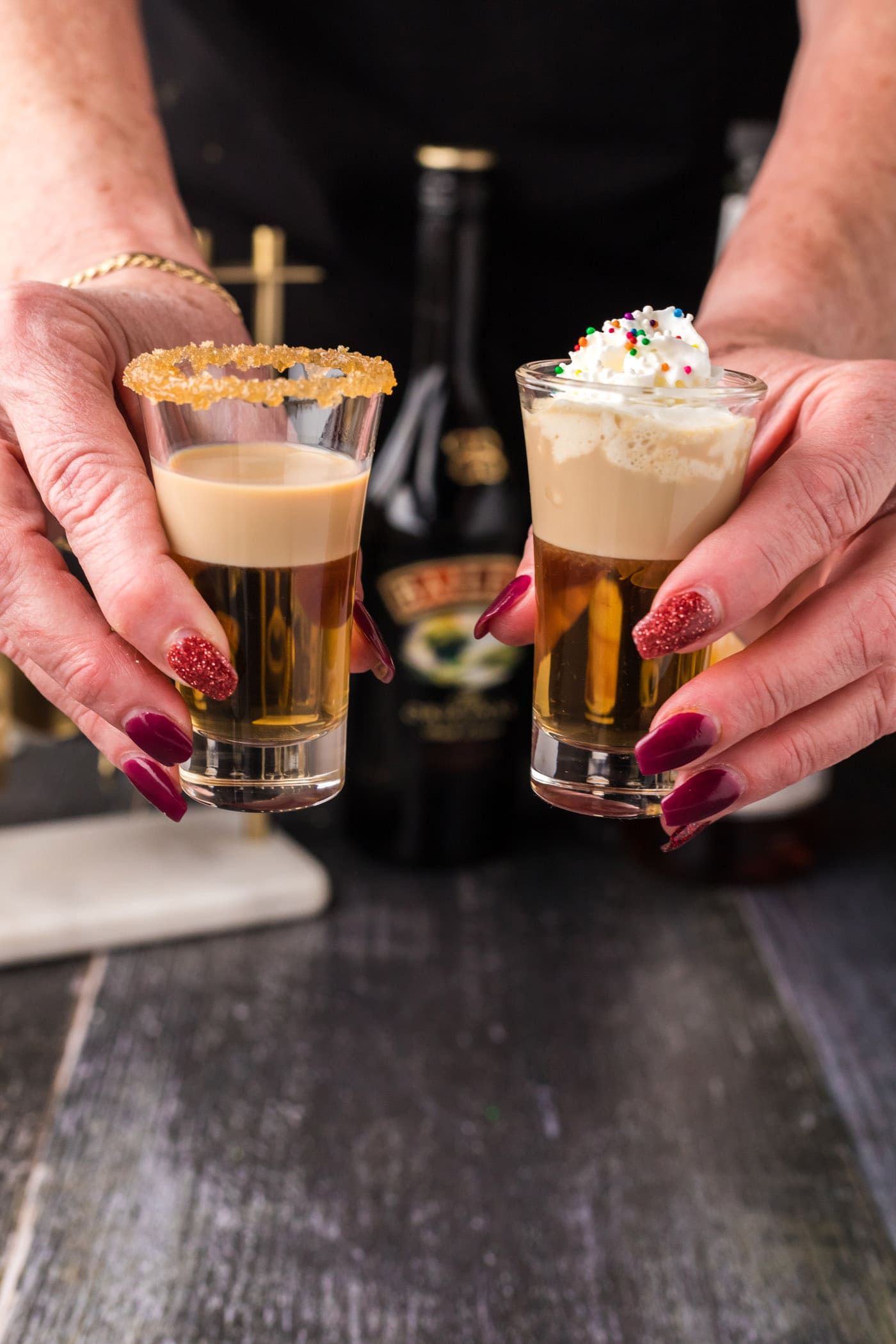 Buttery Nipple Shot - Amanda's Cookin' - Cocktails