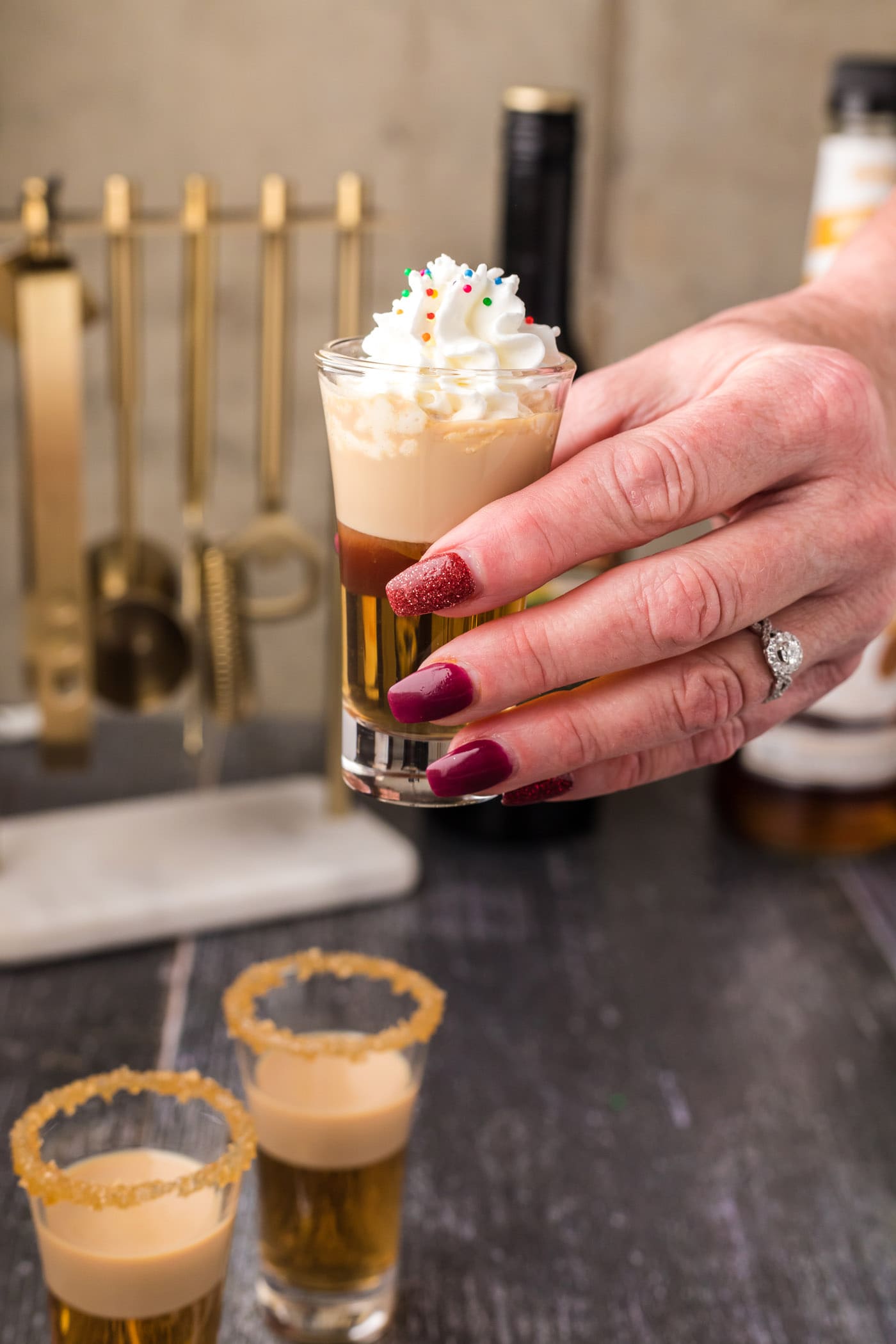 Buttery Nipple Shot - Amanda's Cookin' - Cocktails