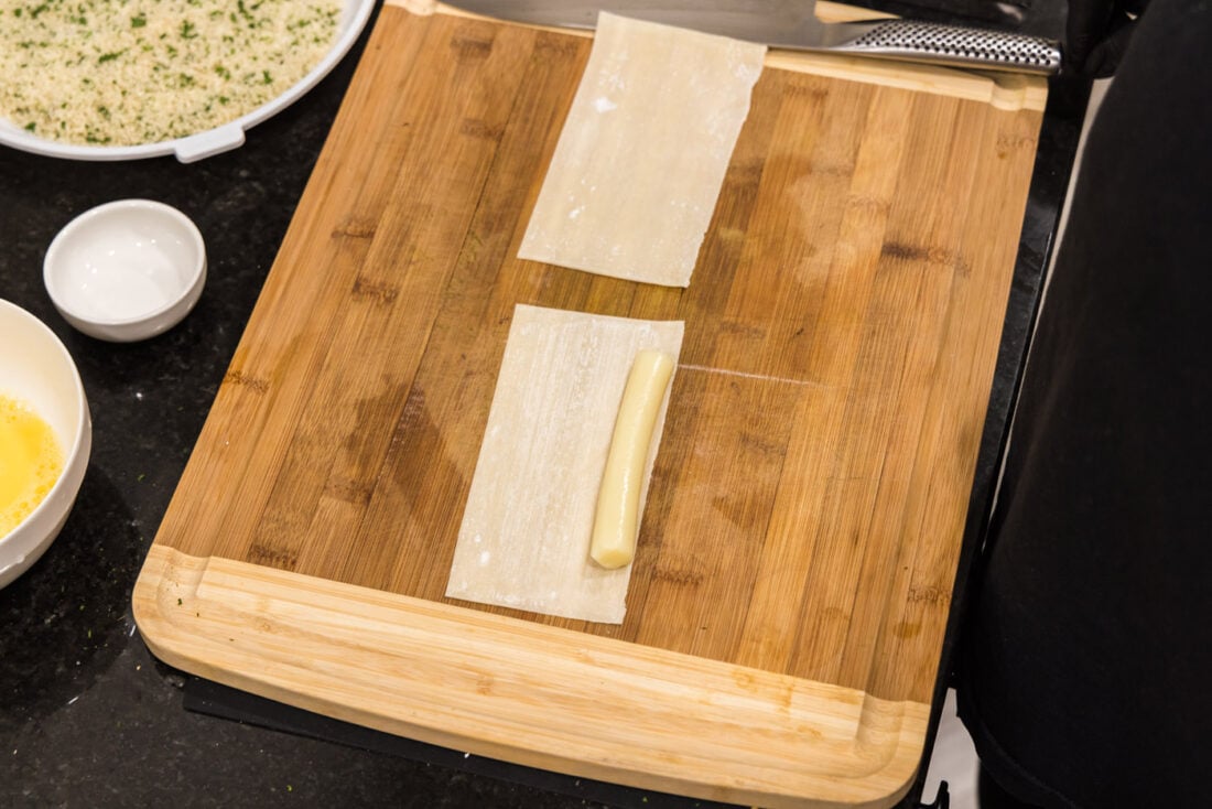 Wonton Cheese Sticks - Amanda's Cookin' - Apps & Finger Foods