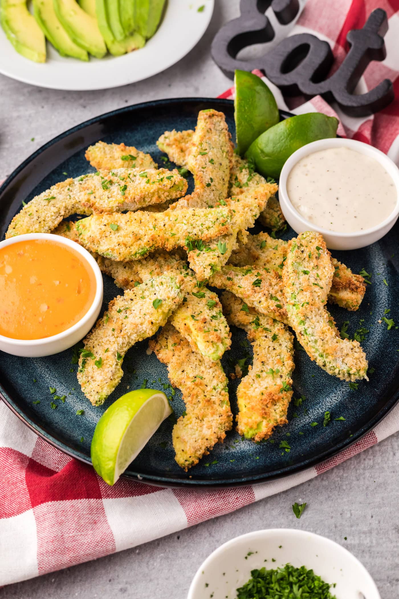 Air Fryer Avocado Fries - Amanda's Cookin' - Air Fryer Recipes
