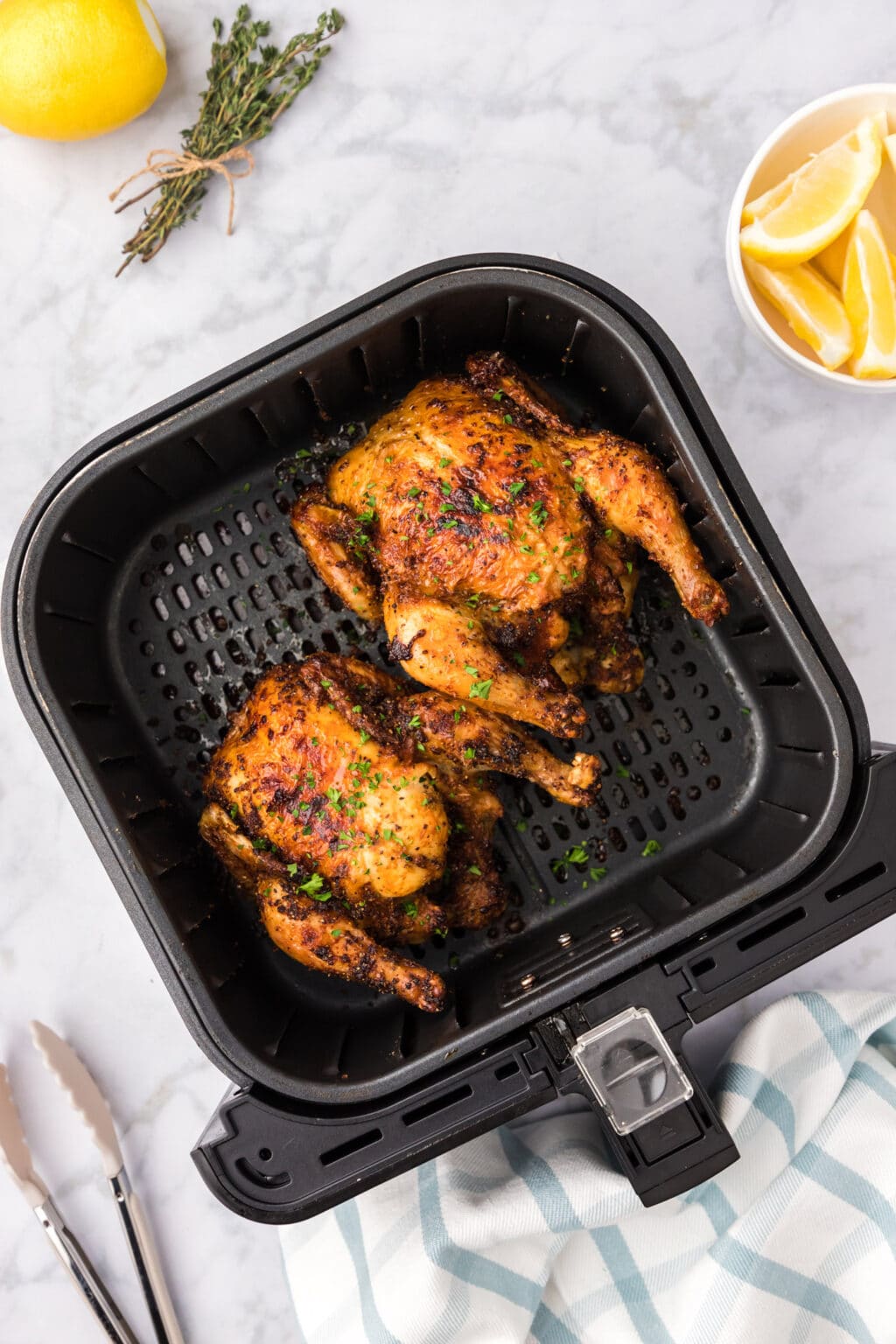 Air Fryer Cornish Hen - Amanda's Cookin' - Air Fryer Recipes