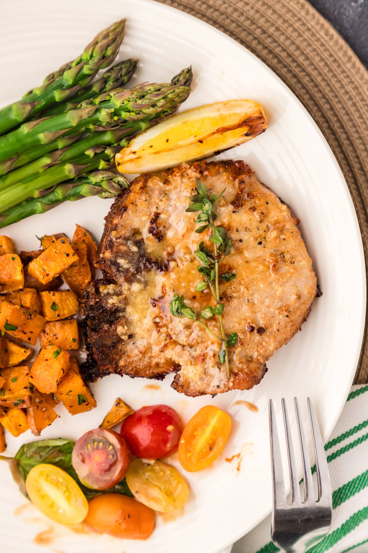 Garlic Butter Pork Chops - Amanda's Cookin'