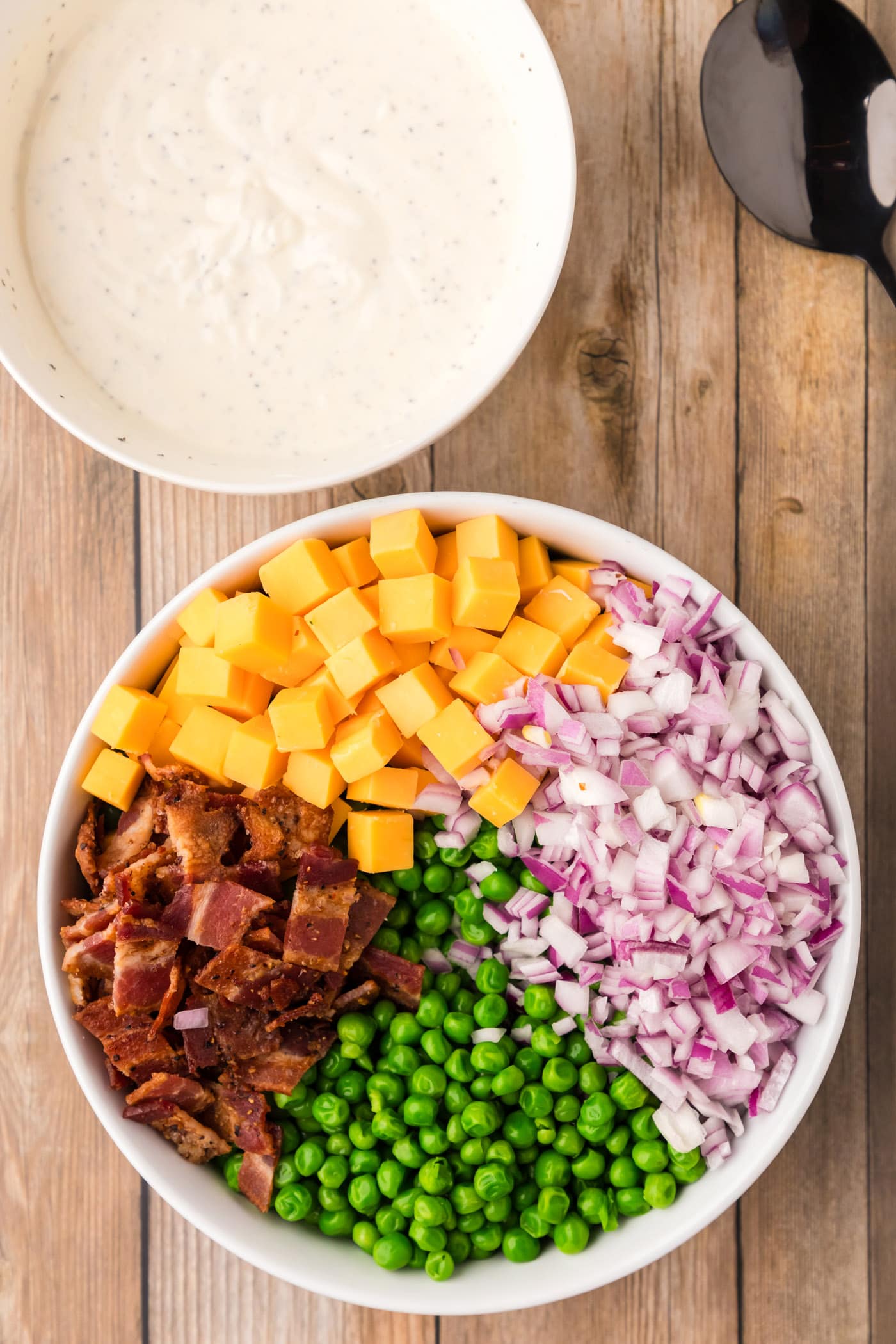 Pea Salad - Amanda's Cookin' - Salads