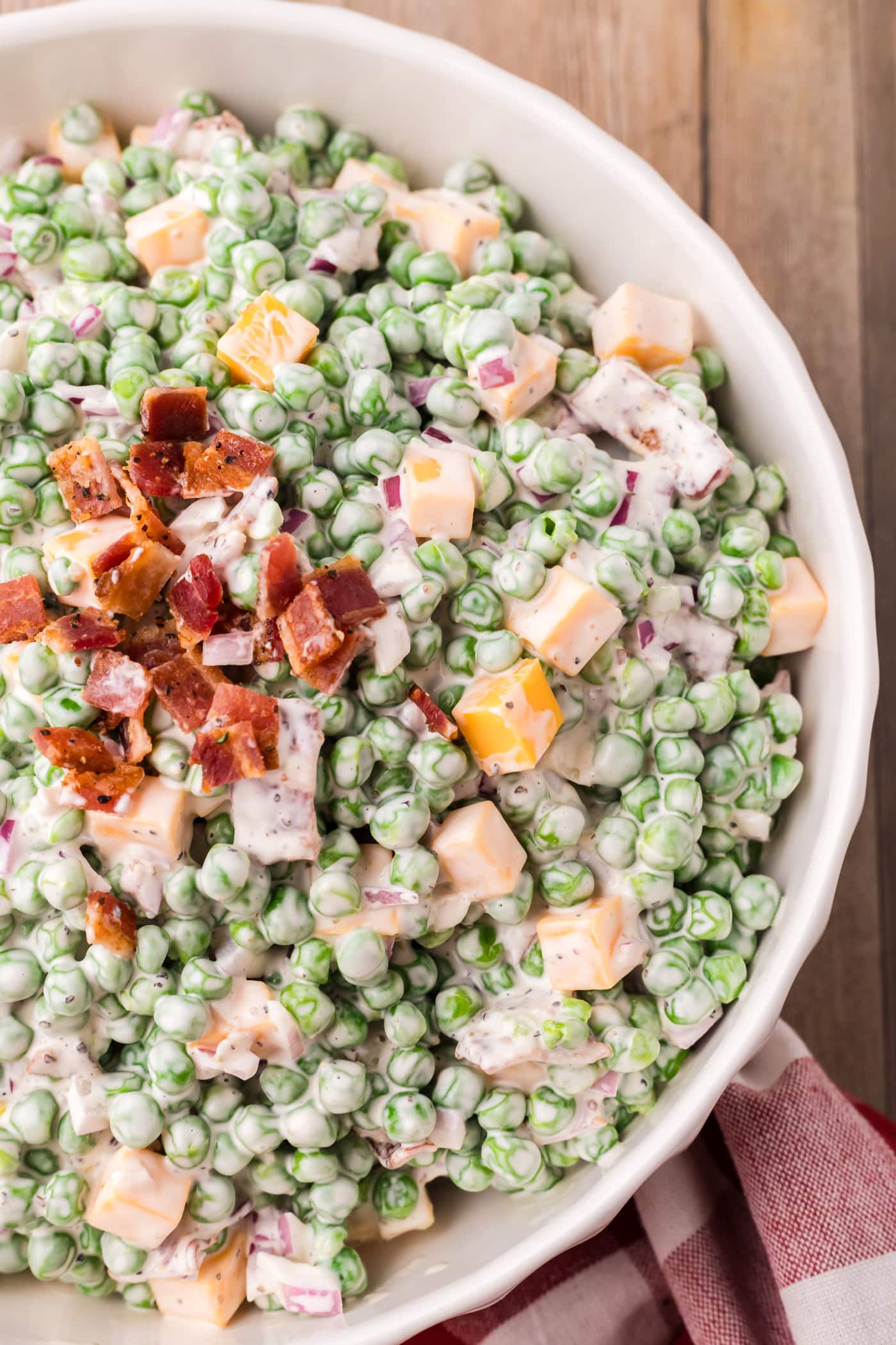 Pea Salad - Amanda's Cookin' - Salads