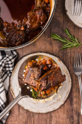 Braised Beef Short Ribs - Amanda's Cookin' - Beef
