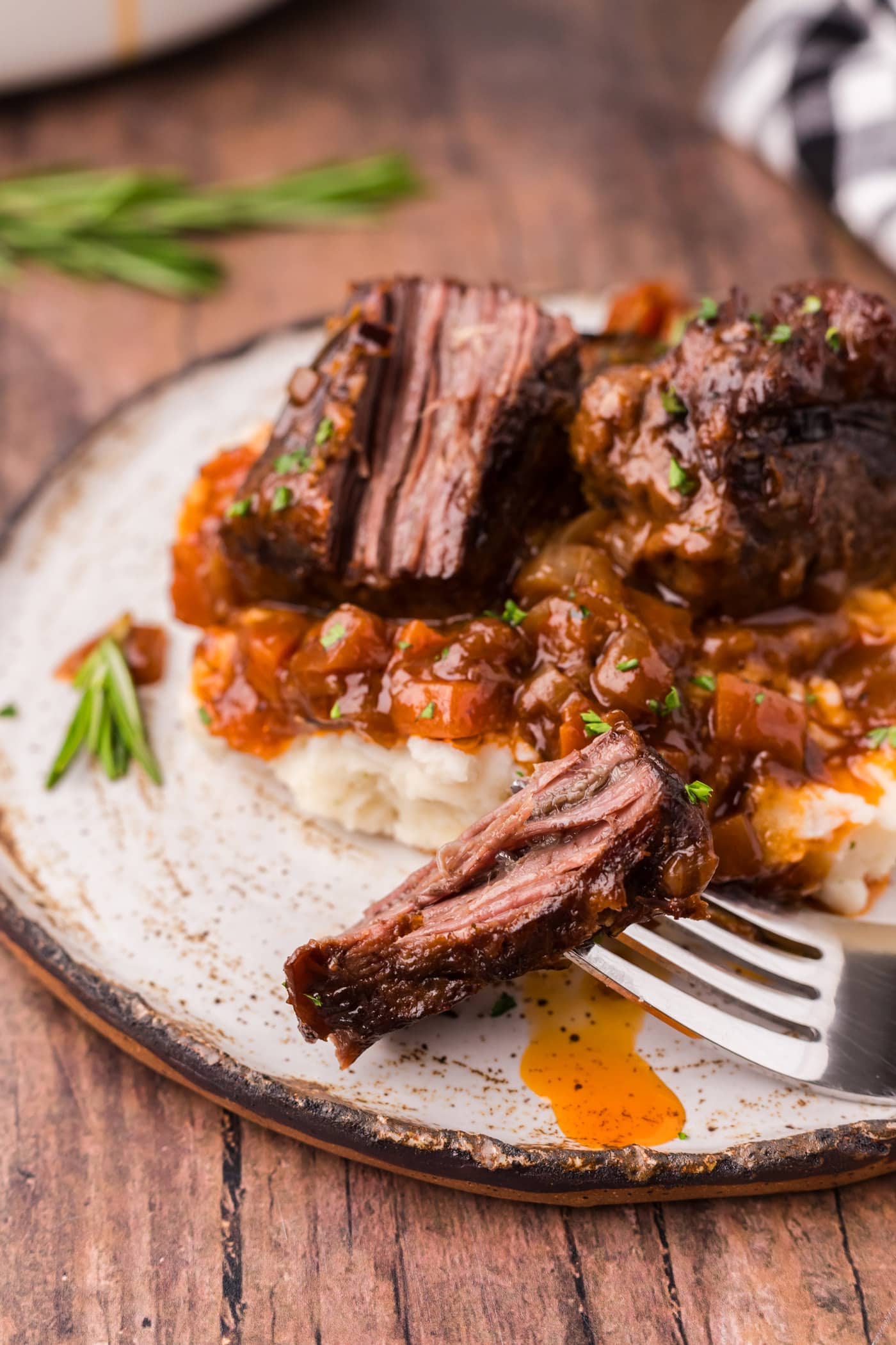 Braised Beef Short Ribs - Amanda's Cookin' - Beef
