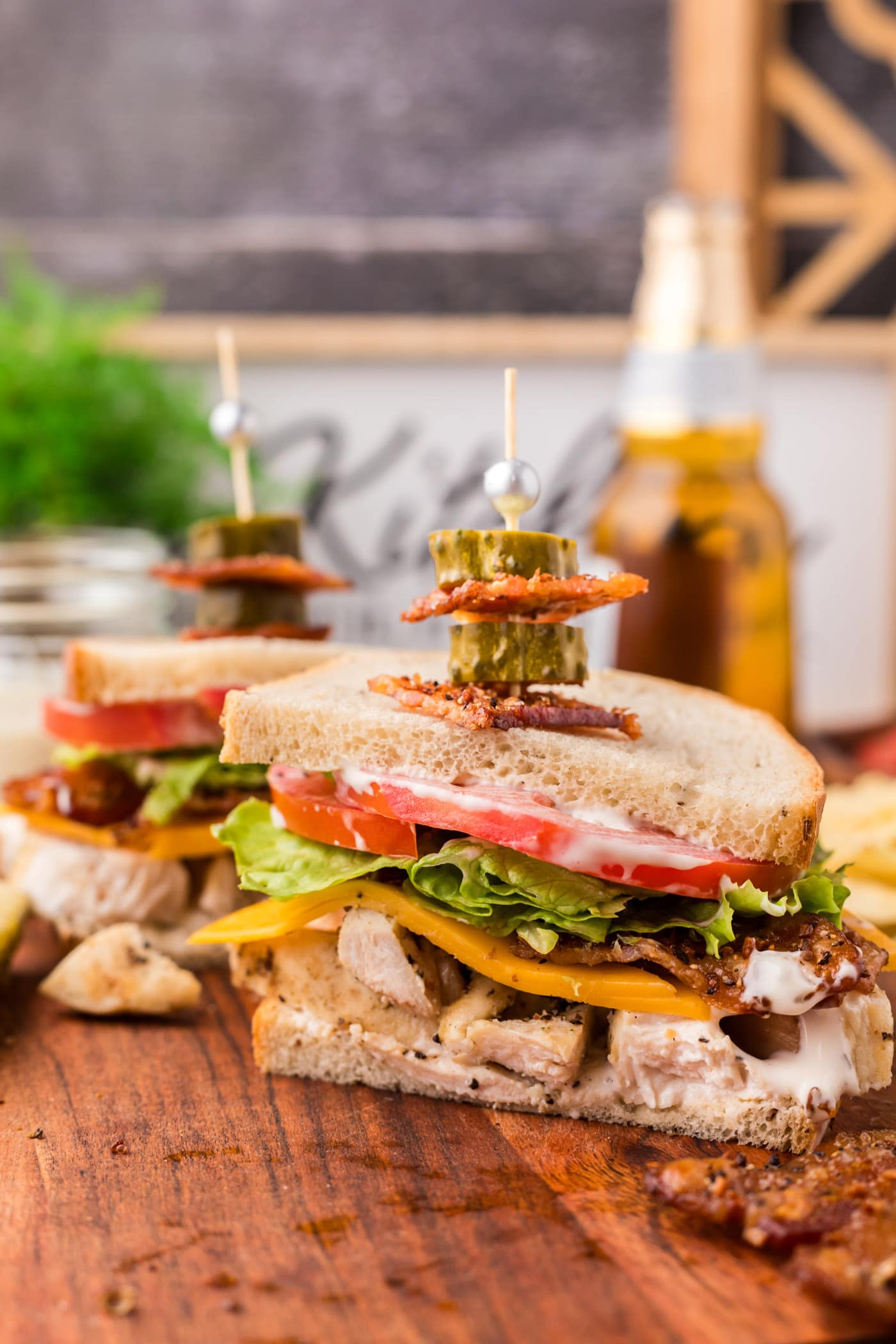 Chicken Bacon Ranch Sandwich - Amanda's Cookin' - Dinner Sandwiches