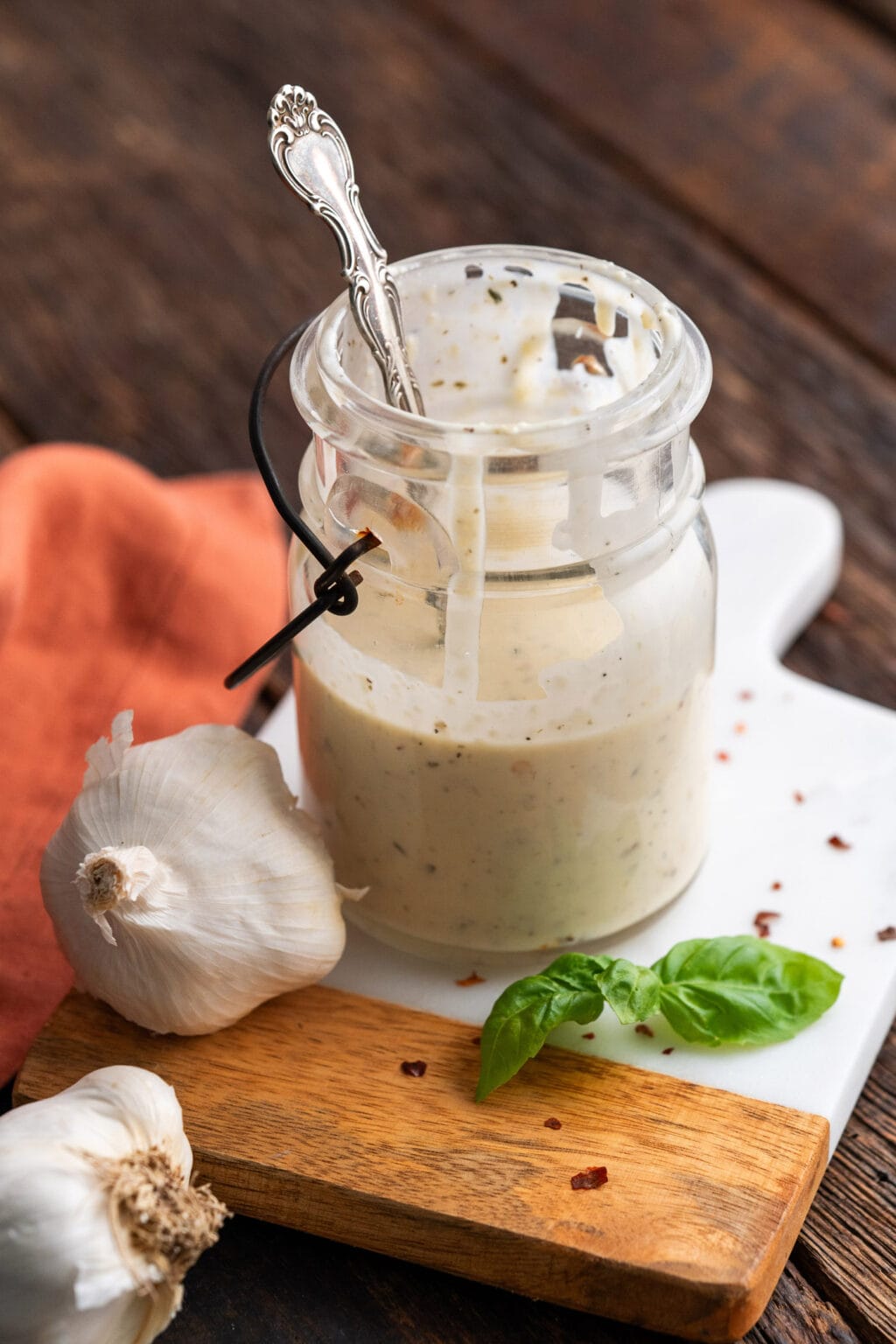 Garlic Parmesan Wing Sauce - Amanda's Cookin' - Condiments