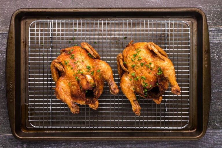Deep Fried Cornish Hens - Amanda's Cookin' - Chicken & Poultry