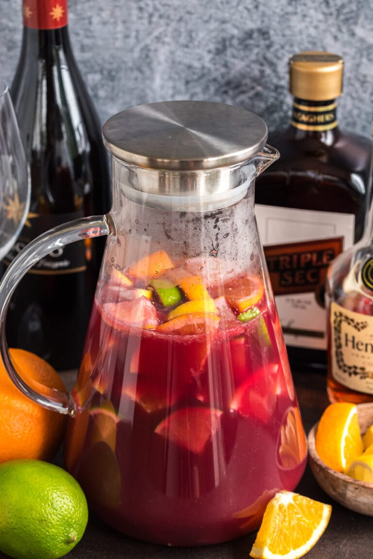 Mexican Inspired Sangria - Amanda's Cookin' - Cocktails