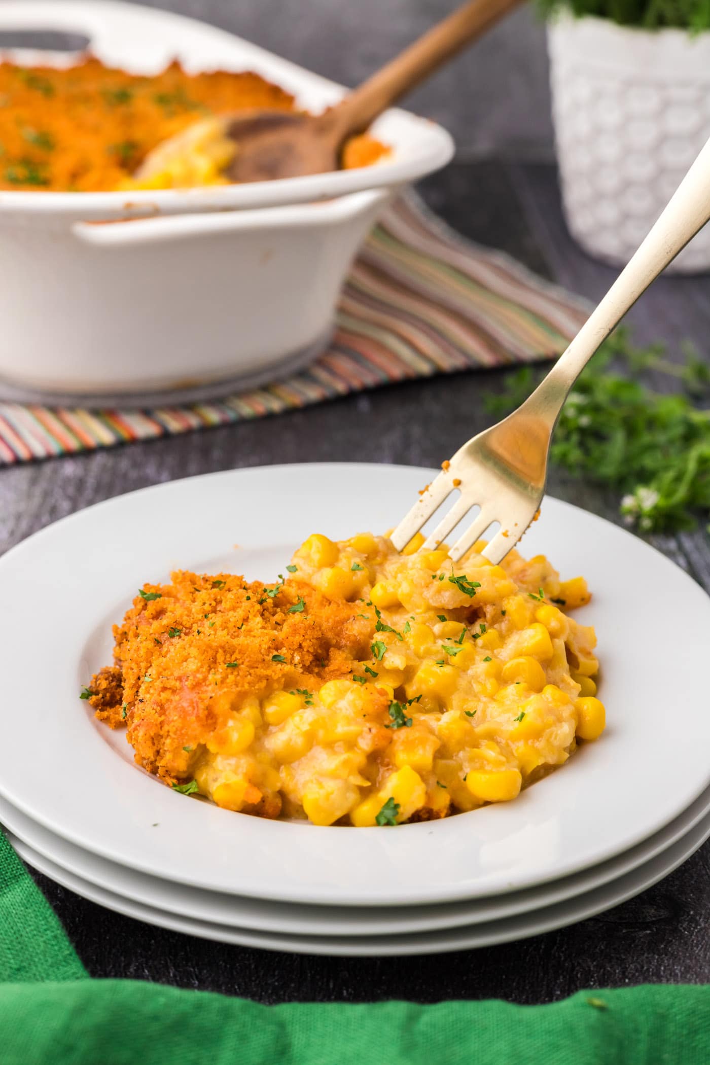 Scalloped Corn - Amanda's Cookin' - Vegetables