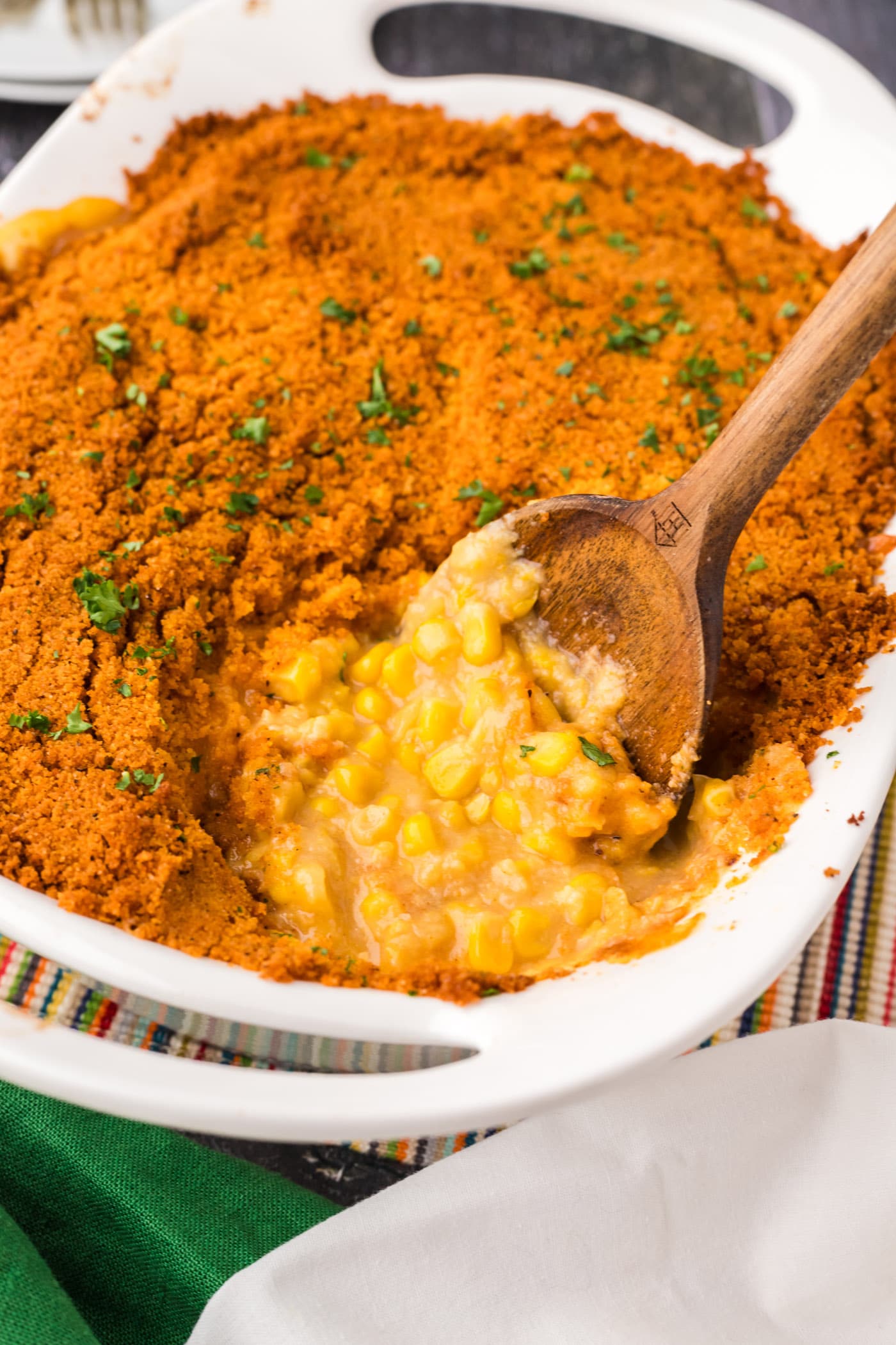 Scalloped Corn - Amanda's Cookin' - Vegetables