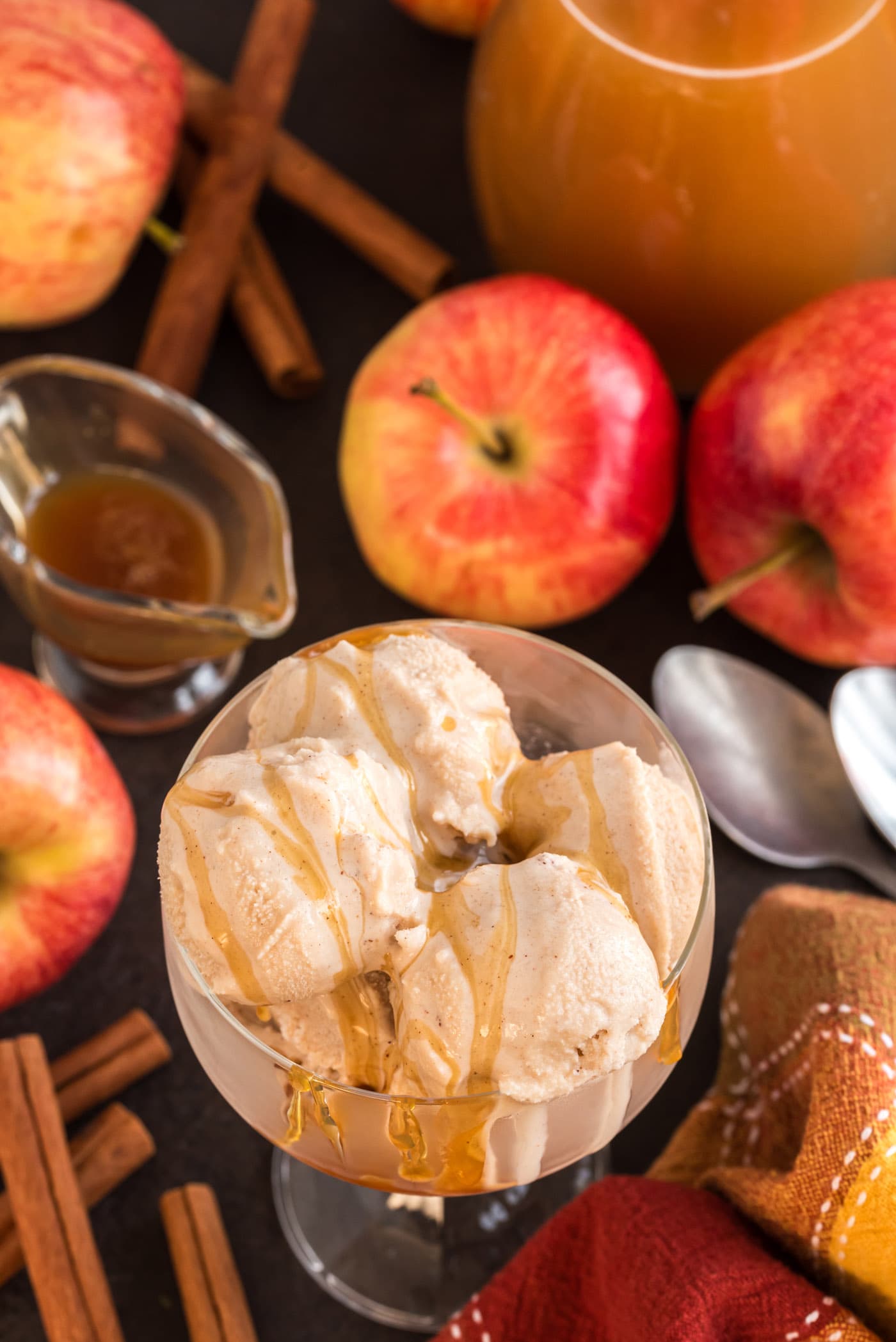 Apple Cider Ice Cream - Amanda's Cookin' - Ice Cream & Frozen Treats
