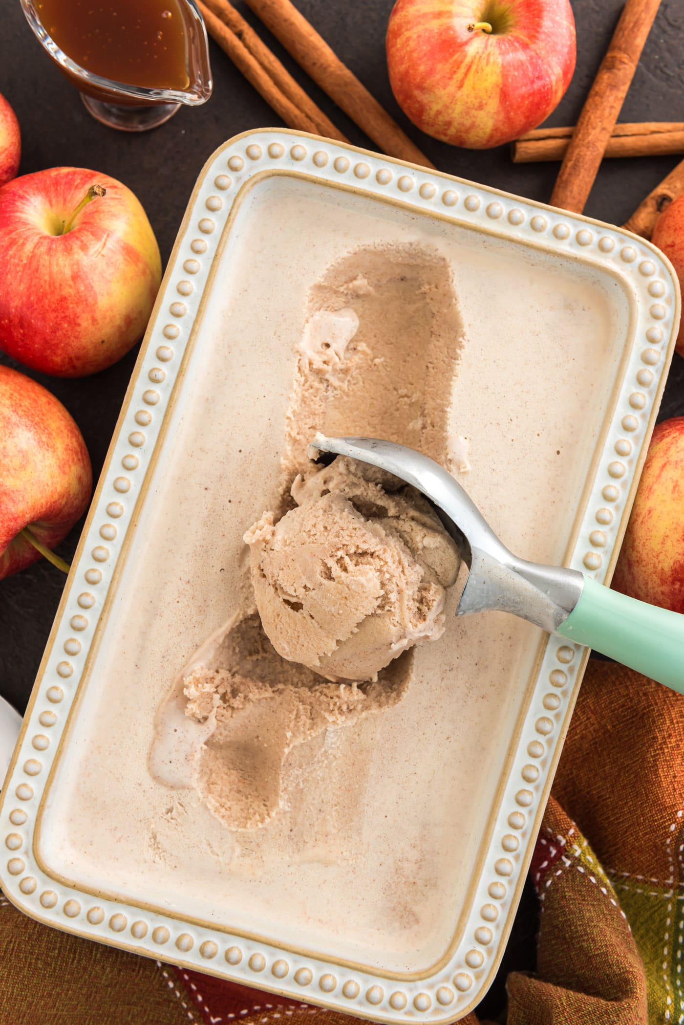 Apple Cider Ice Cream - Amanda's Cookin' - Ice Cream & Frozen Treats
