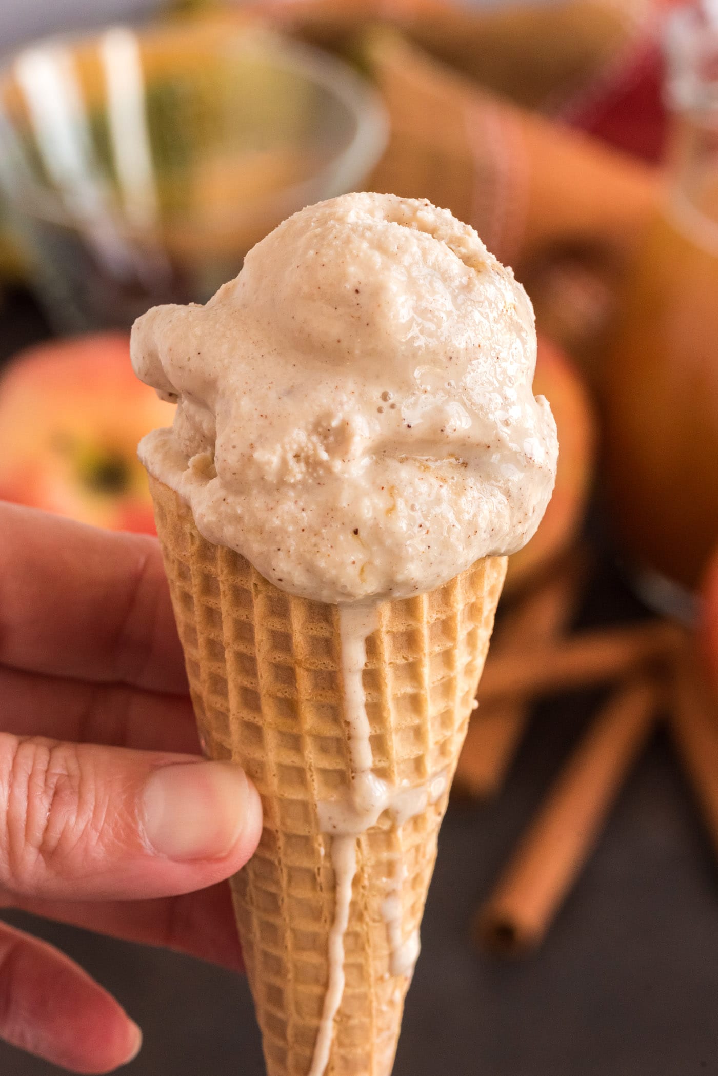 Apple Cider Ice Cream - Amanda's Cookin' - Ice Cream & Frozen Treats