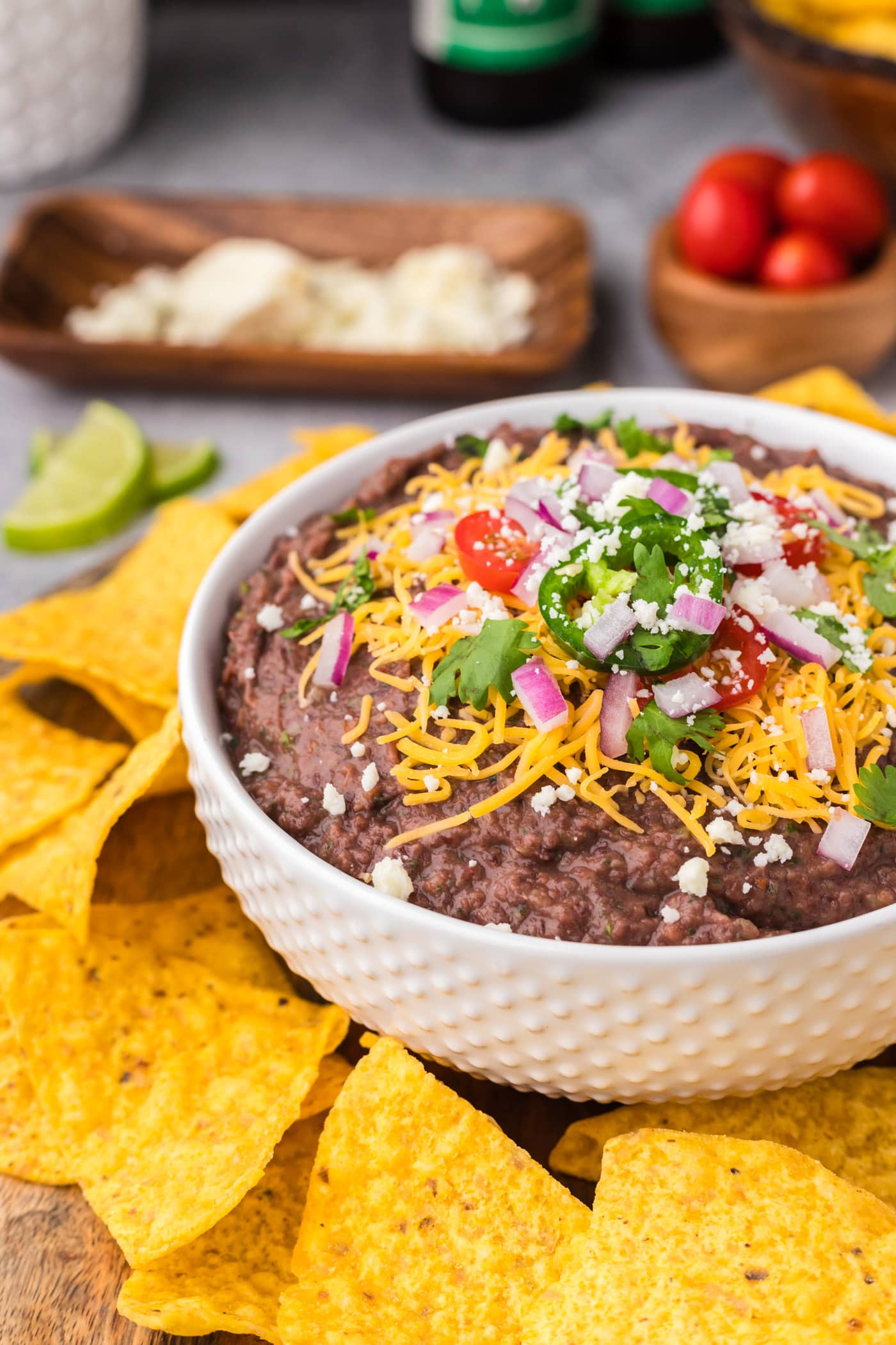 Black Bean Dip - Amanda's Cookin' - Dips & Spreads