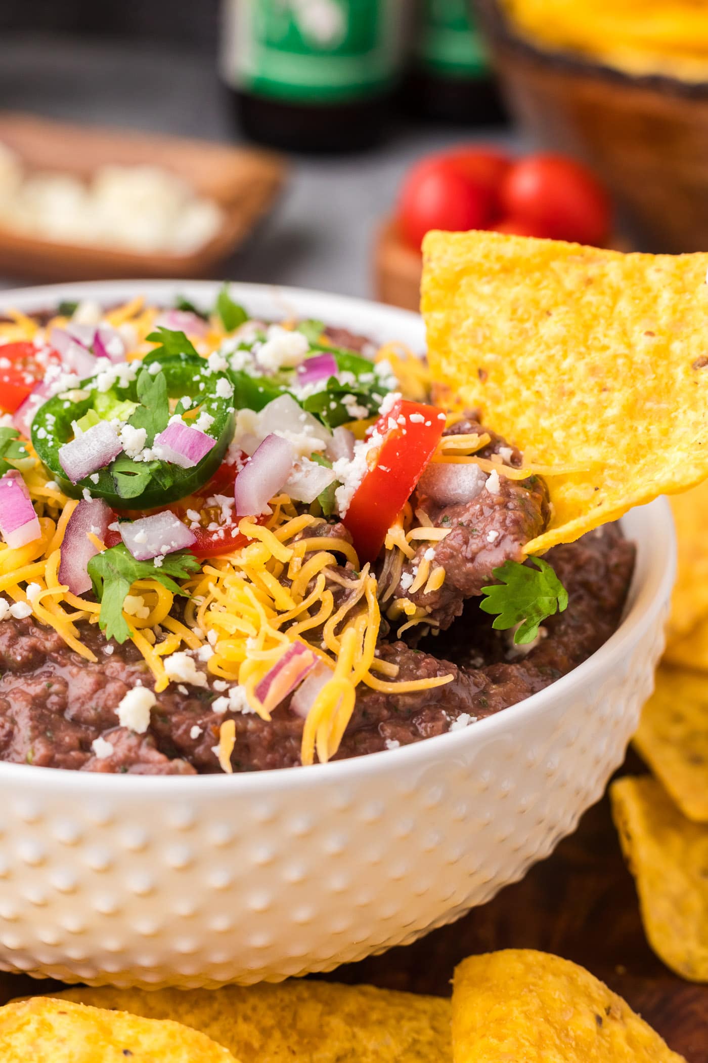 Black Bean Dip - Amanda's Cookin' - Dips & Spreads