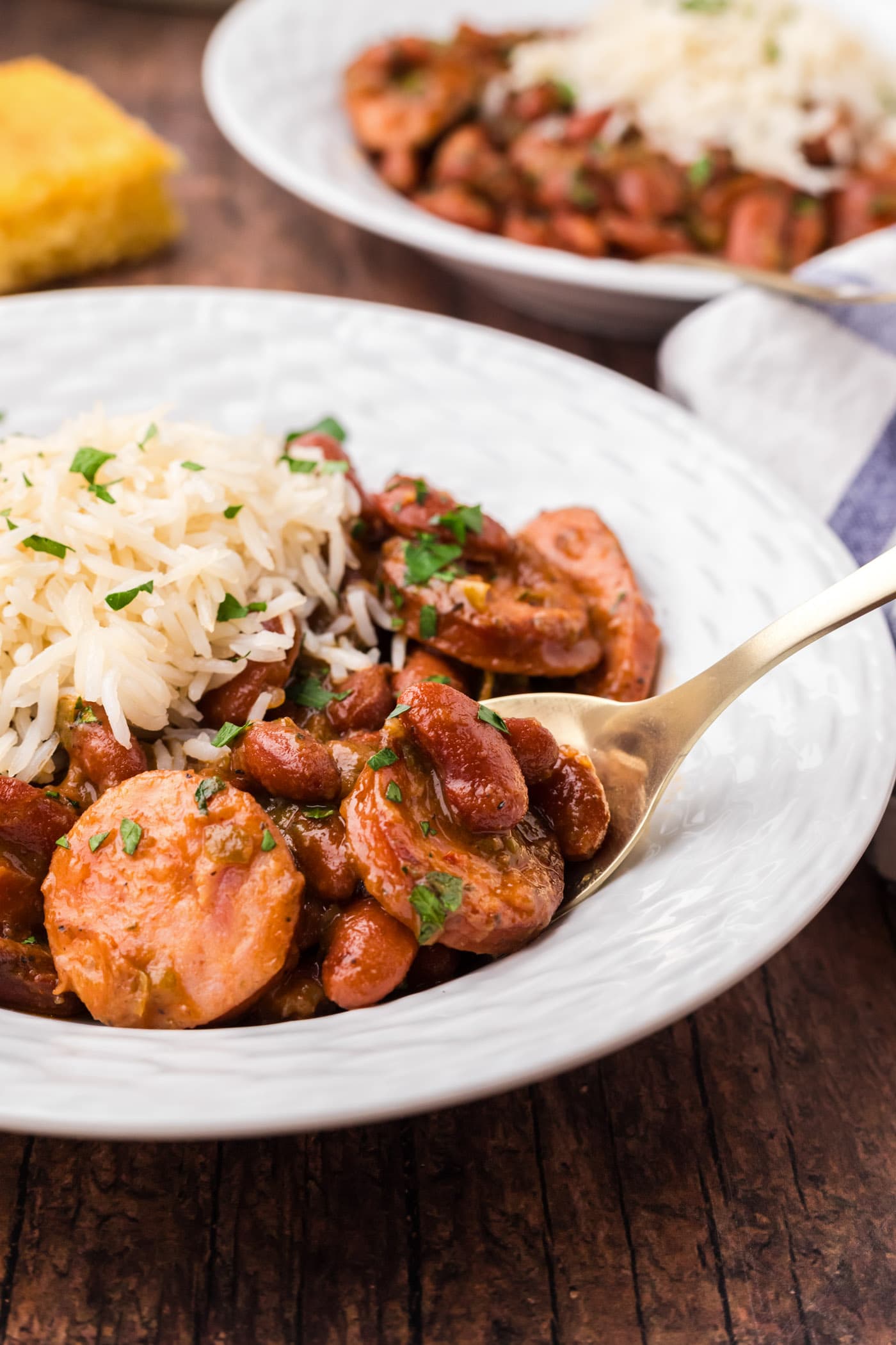 Cajun Red Beans and Rice - Amanda's Cookin' - Vegetables