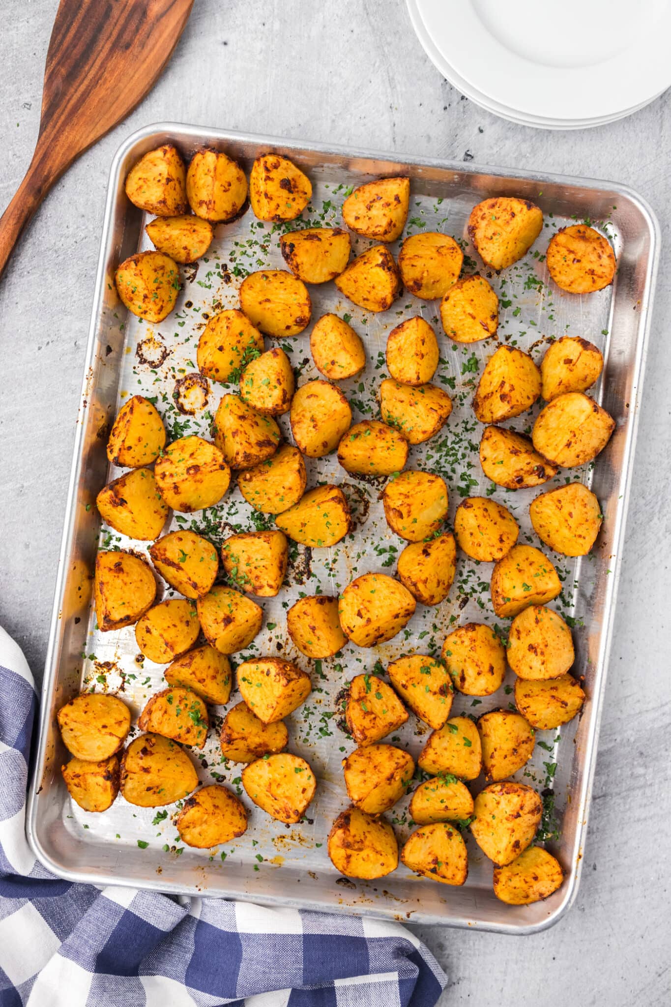 Spicy Potatoes - Amanda's Cookin' - Vegetables