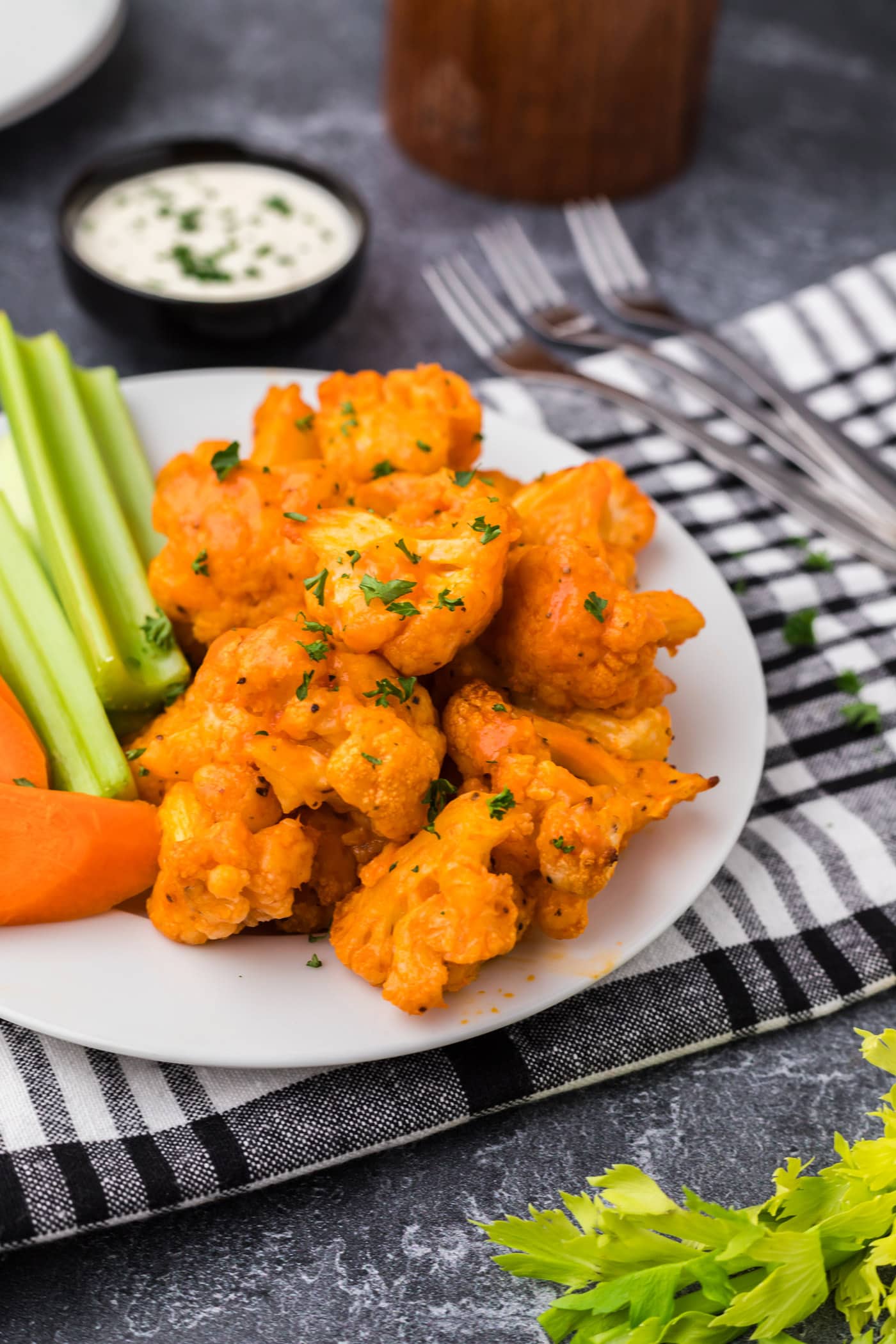 Buffalo Cauliflower - Amanda's Cookin' - Apps & Finger Foods