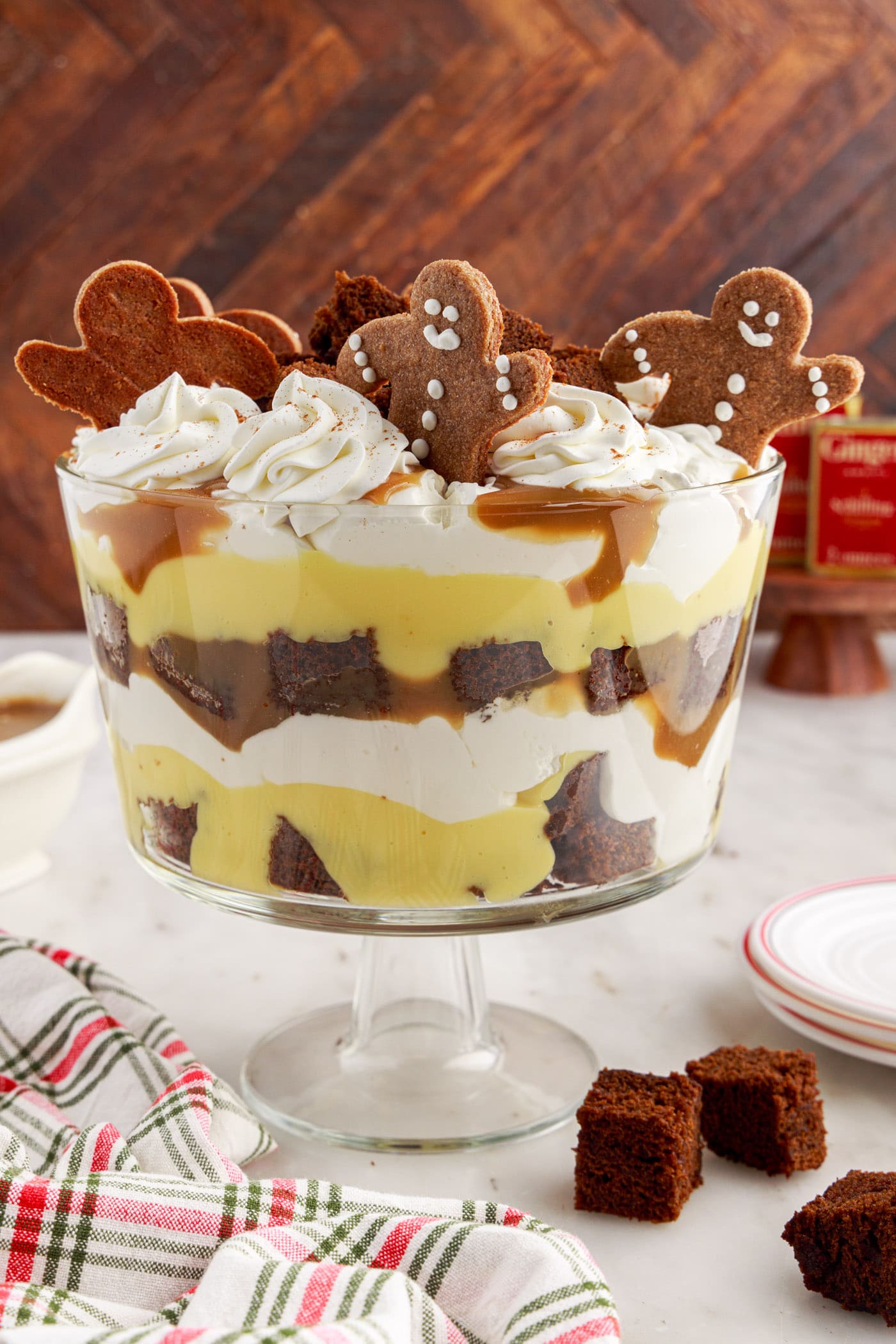 Gingerbread Trifle - Amanda's Cookin' - Trifles & Parfaits