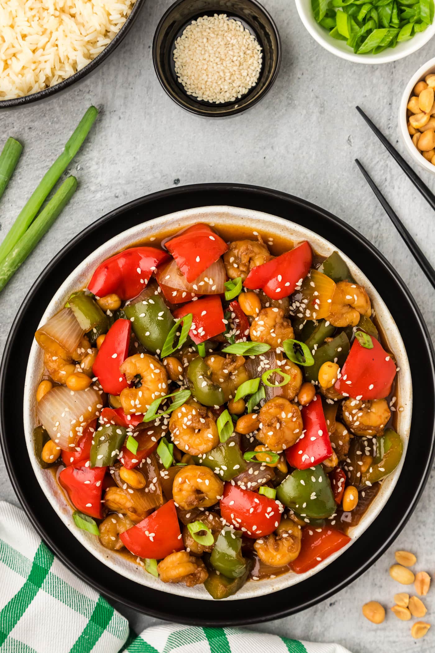 Kung Pao Shrimp - Amanda's Cookin' - Shrimp Recipes