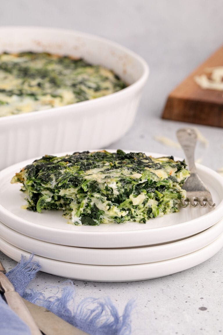 Spinach Souffle - Amanda's Cookin' - Vegetables