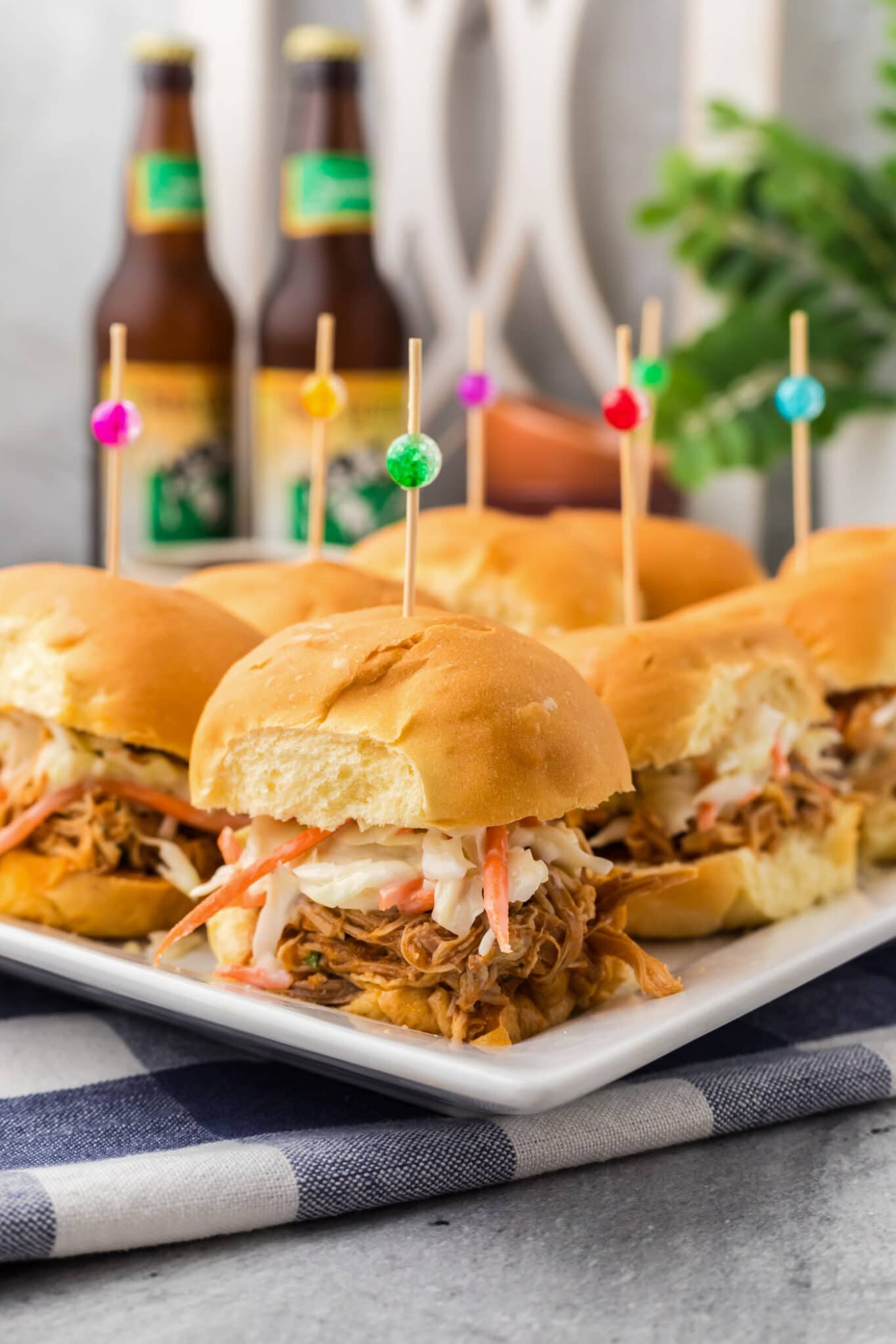 BBQ Chicken Sliders - Amanda's Cookin' - Chicken & Poultry