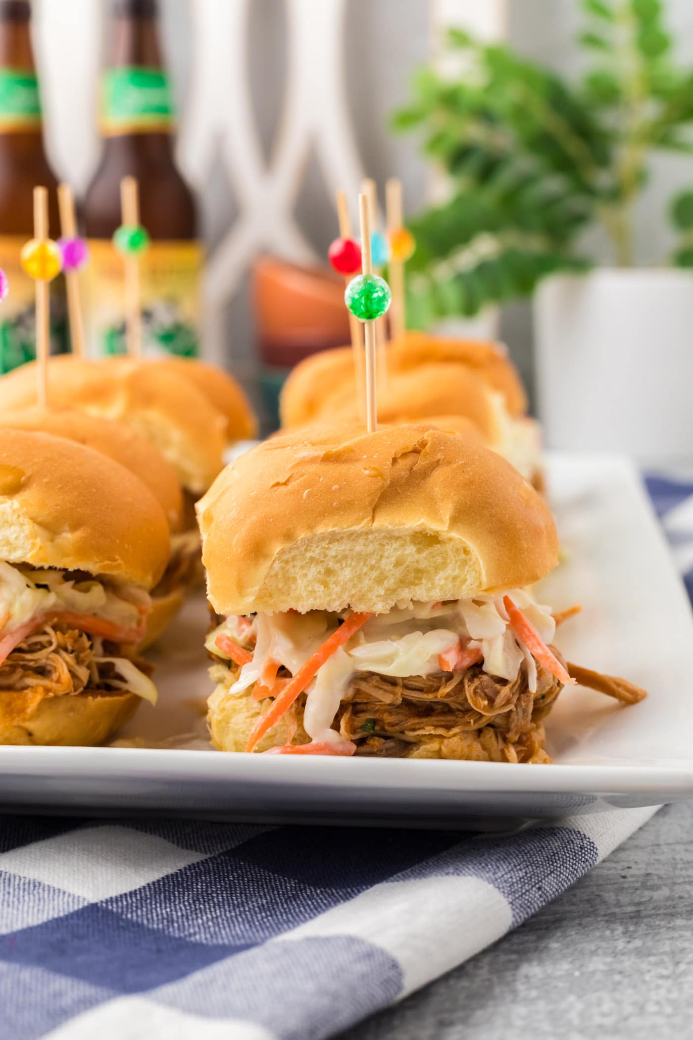 BBQ Chicken Sliders - Amanda's Cookin' - Chicken & Poultry
