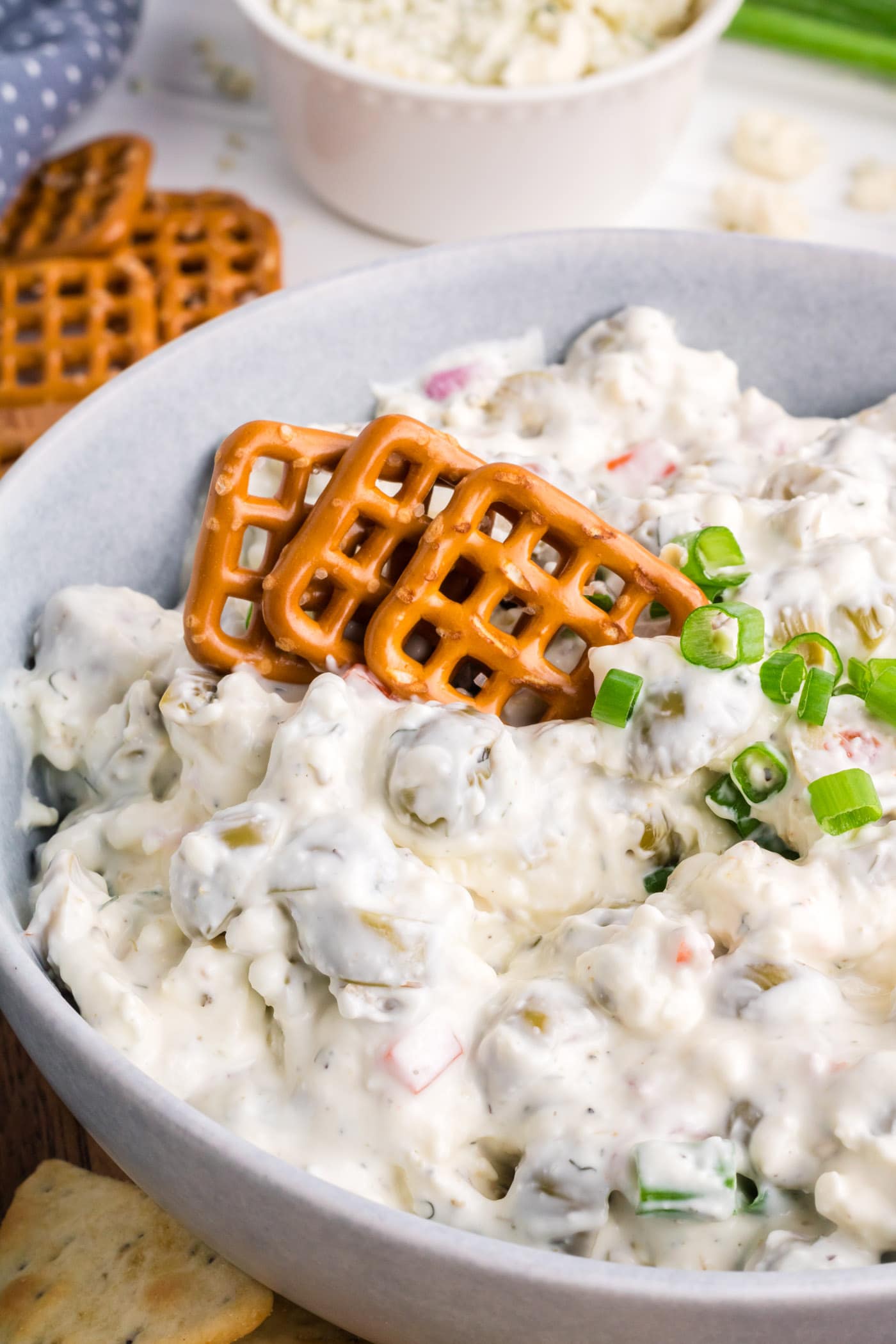 Dirty Martini Dip - Amanda's Cookin' - Dips & Spreads