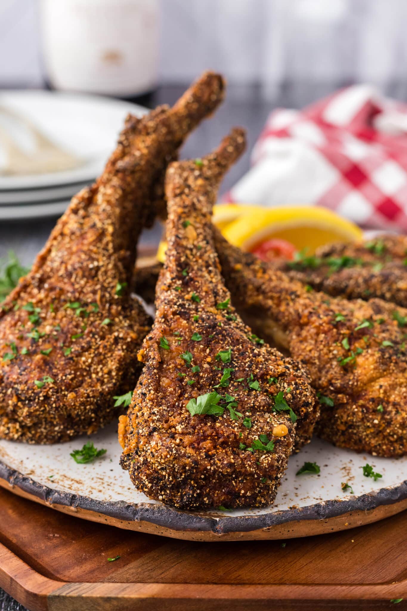 Fried Lamb Chops - Amanda's Cookin' - Lamb