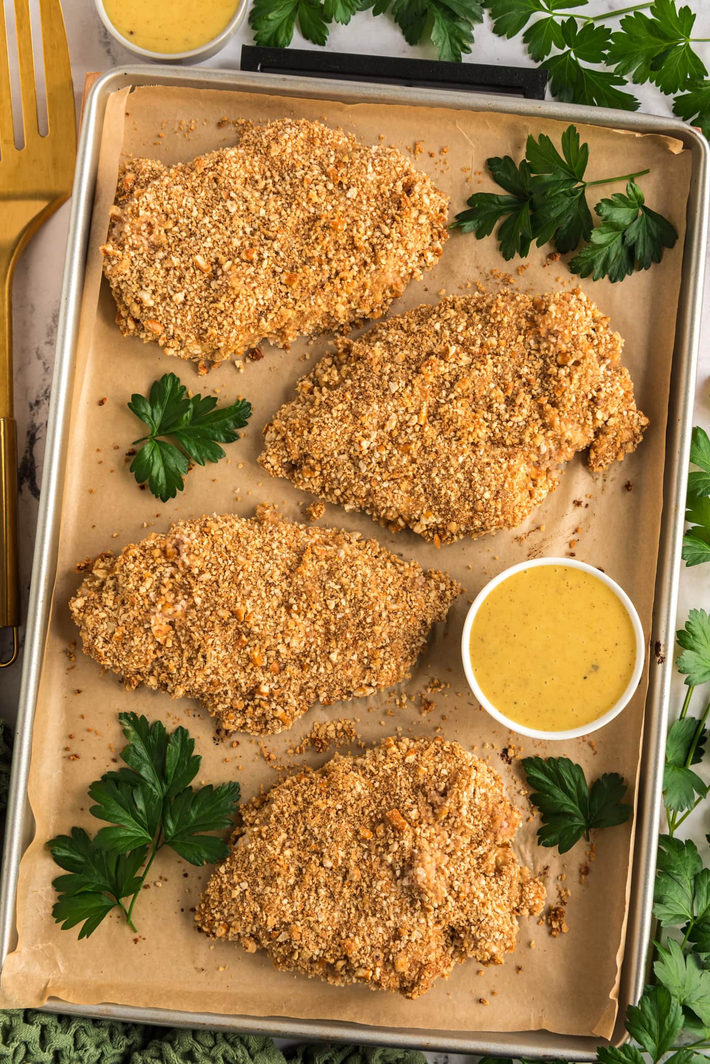 Pretzel Crusted Chicken - Amanda's Cookin' - Chicken & Poultry