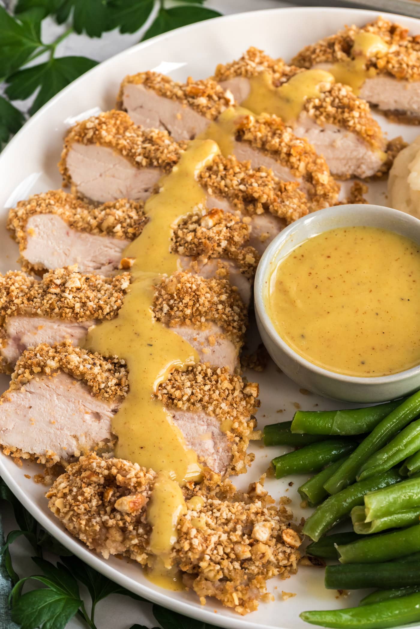 Pretzel Crusted Chicken - Amanda's Cookin' - Chicken & Poultry
