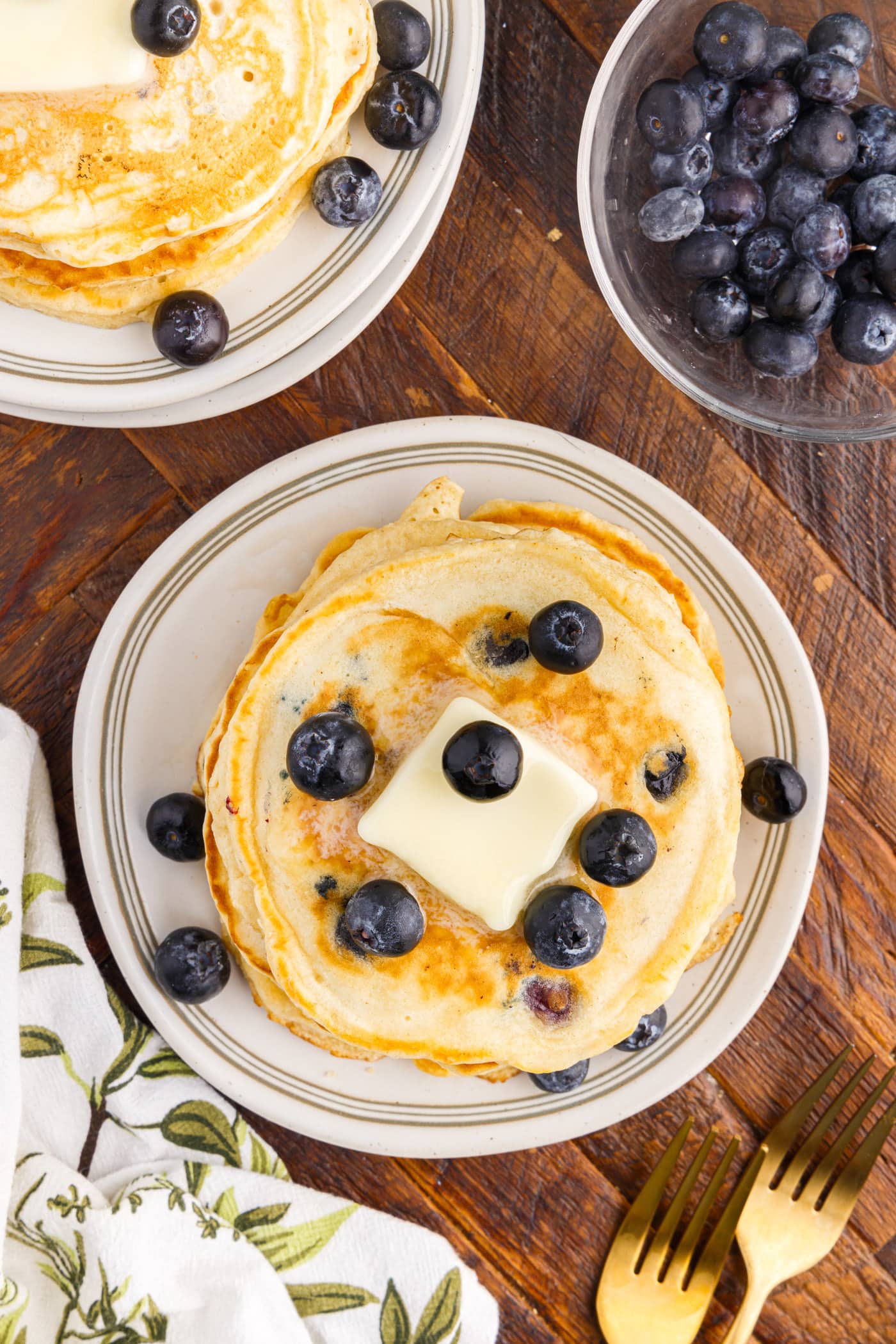Blueberry Pancakes - Amanda's Cookin' - Pancakes, Waffles & French Toast