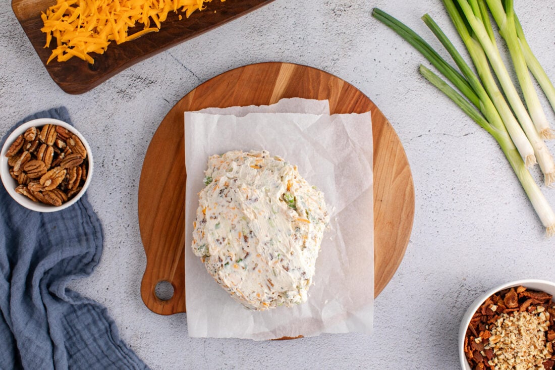 Football Cheese Ball - Amanda's Cookin' - Football Recipes