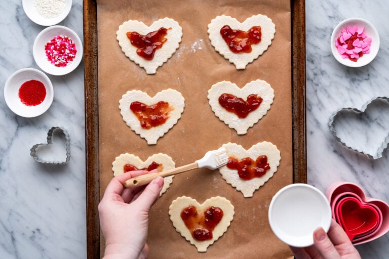 Heart Shaped Pop Tarts - Amanda's Cookin' - Valentine's Day