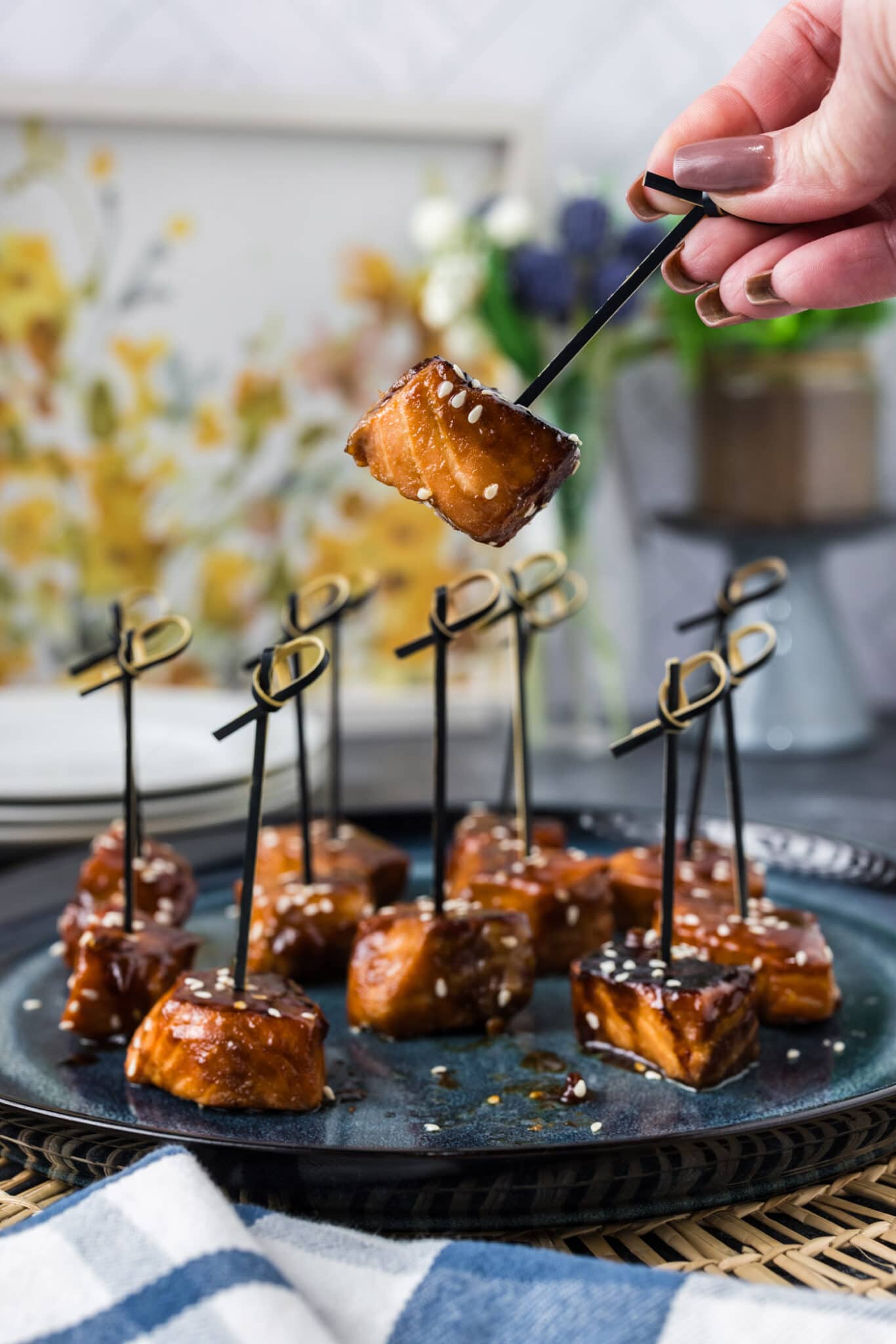 Salmon Bites - Amanda's Cookin' - Salmon Recipes