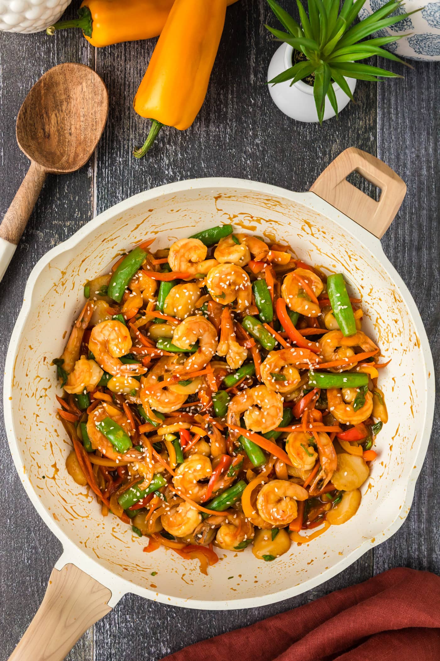 Shrimp Stir Fry - Amanda's Cookin' - Shrimp Recipes