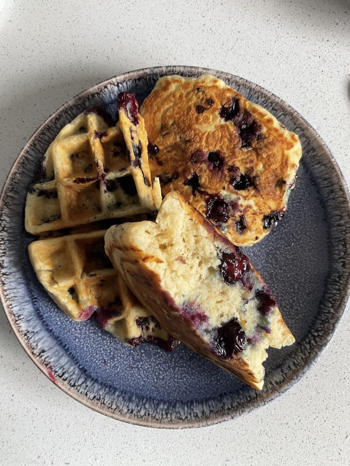 Blueberry Pancakes - Amanda's Cookin' - Pancakes, Waffles & French Toast