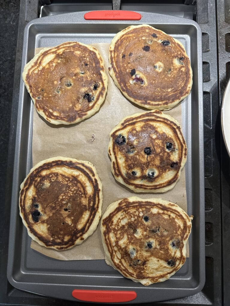 Blueberry Pancakes - Amanda's Cookin' - Pancakes, Waffles & French Toast