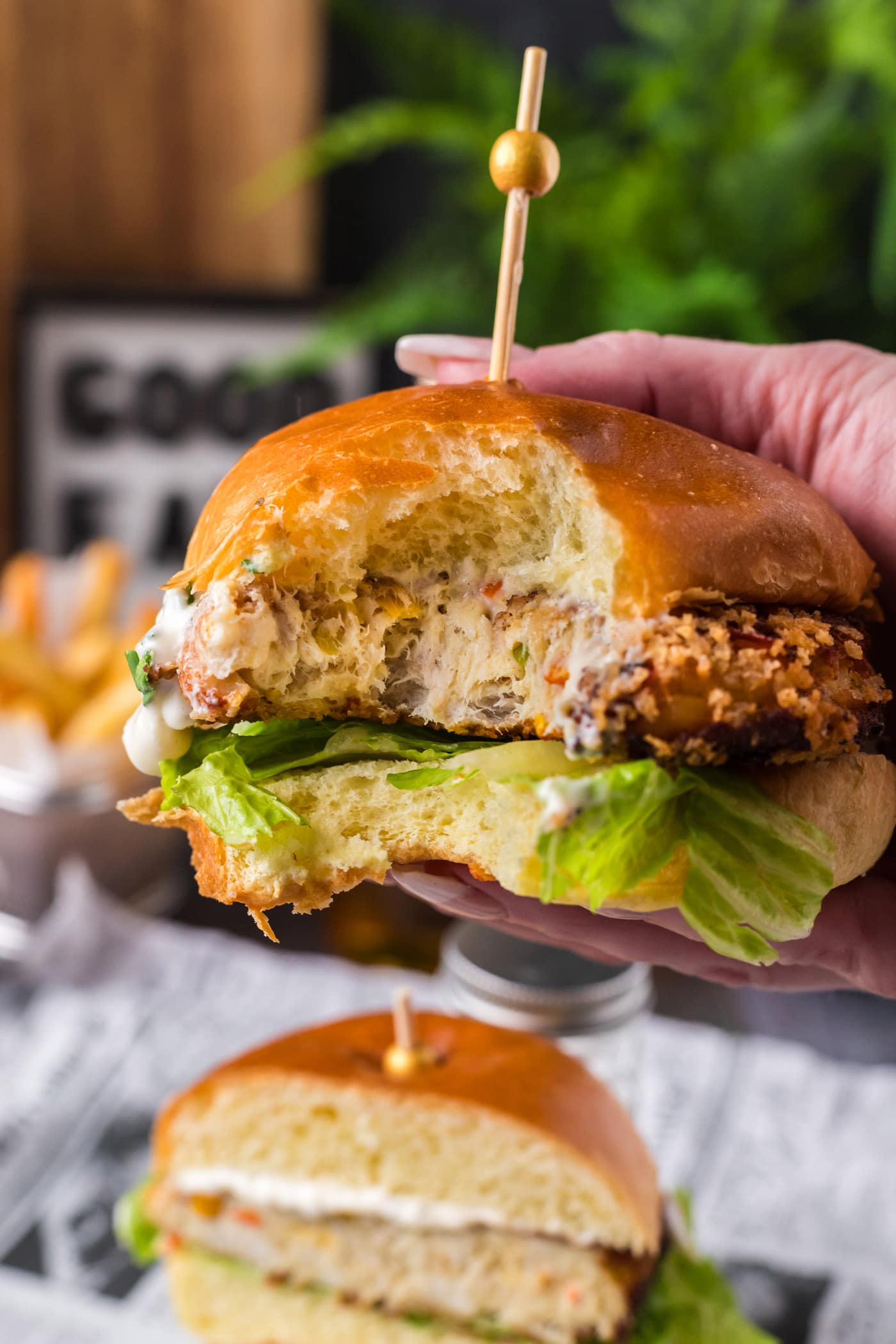 Fish Burger - Amanda's Cookin' - Fish & Seafood