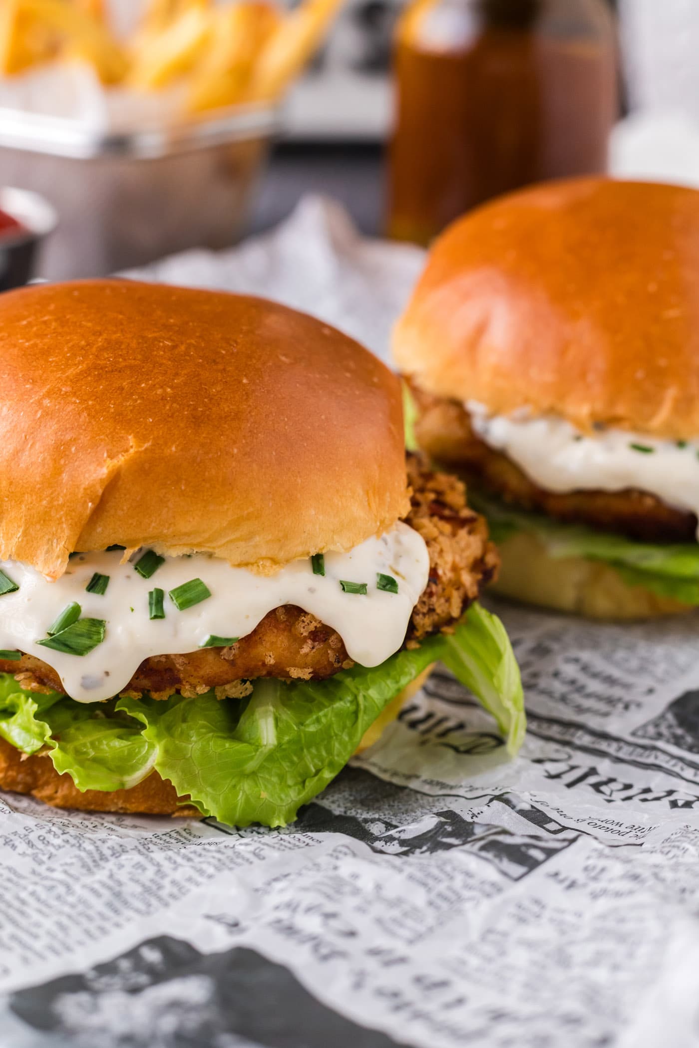 Fish Burger - Amanda's Cookin' - Fish & Seafood