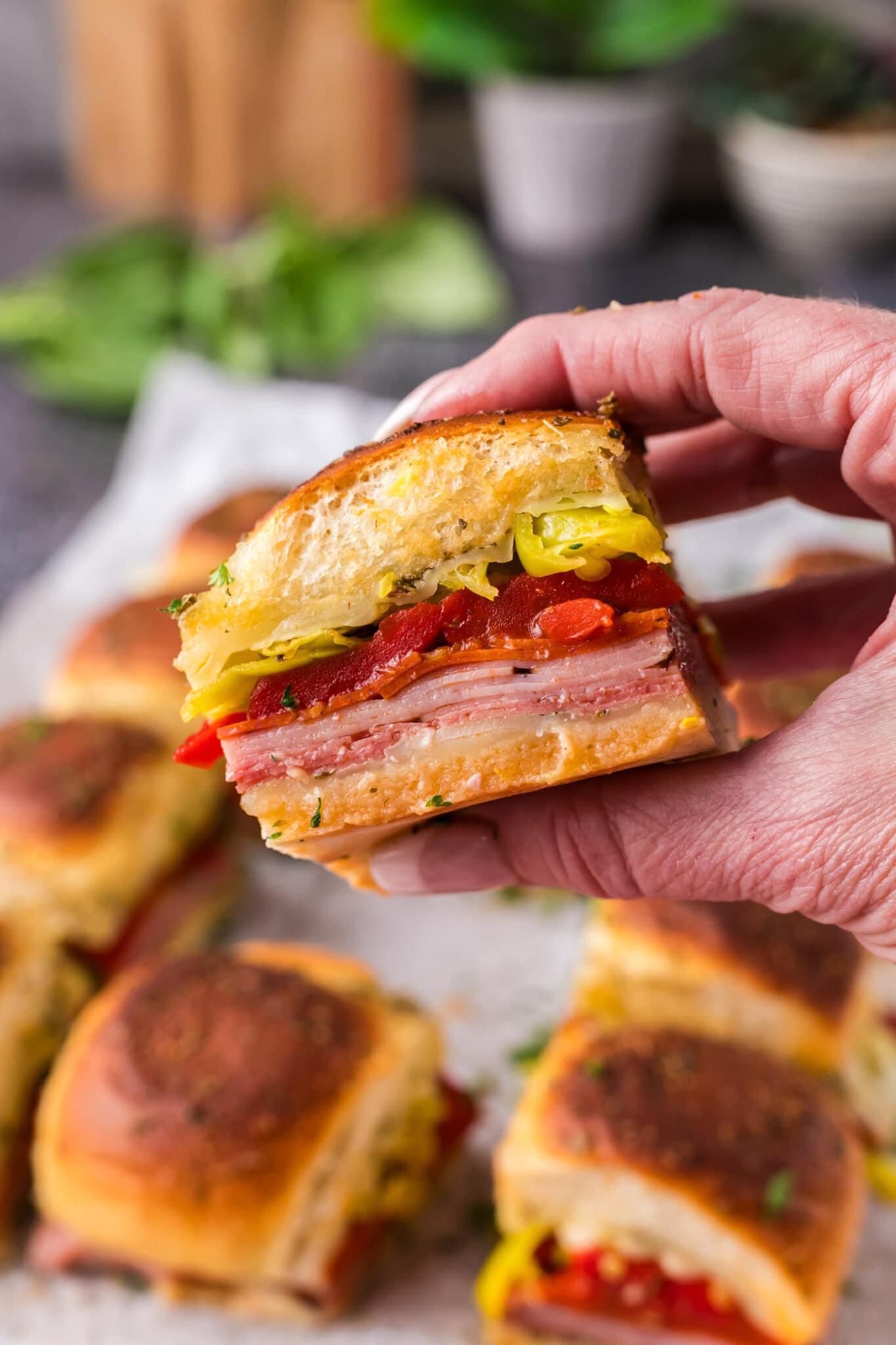 Italian Sliders - Amanda's Cookin' - Apps & Finger Foods