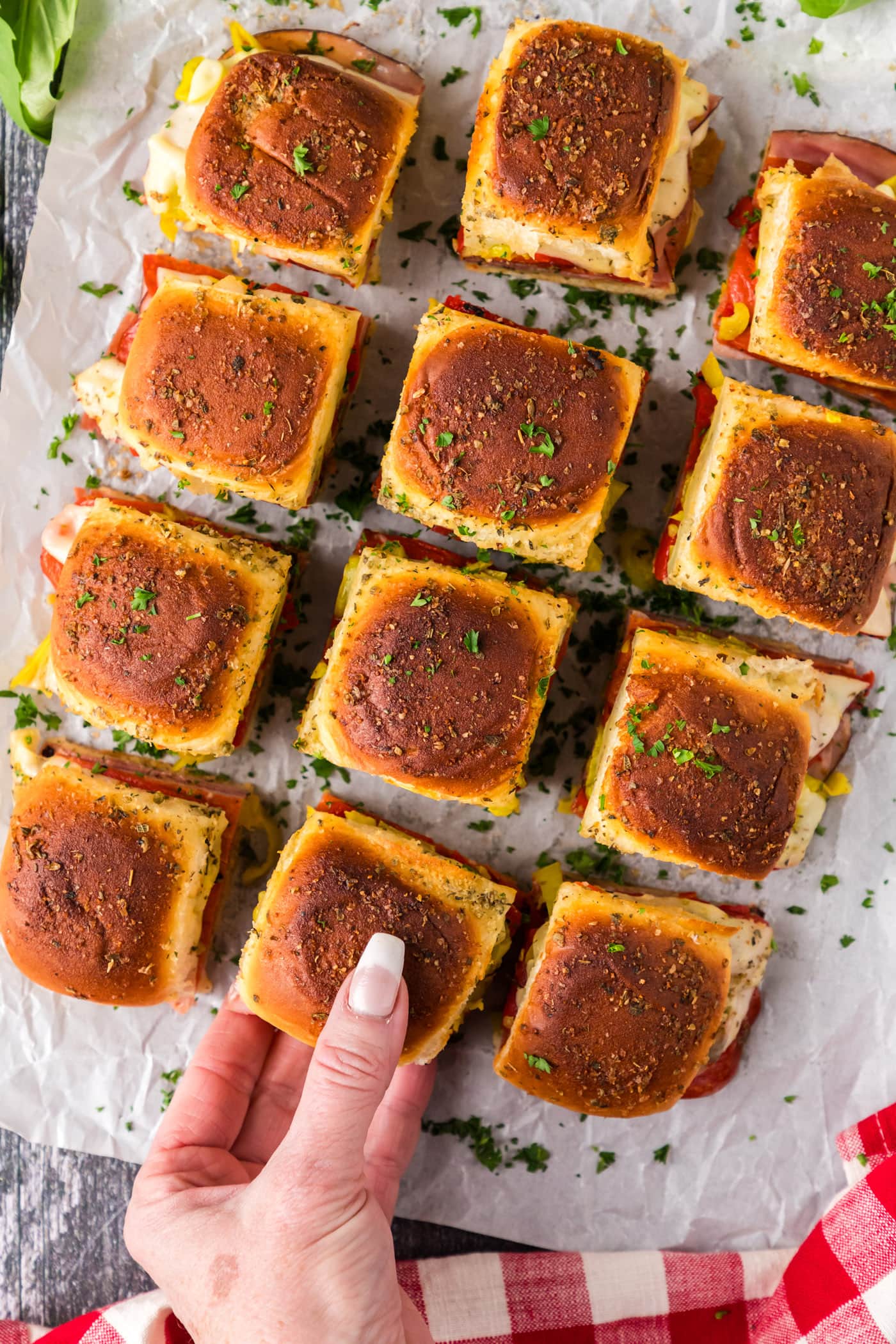 Italian Sliders - Amanda's Cookin' - Apps & Finger Foods