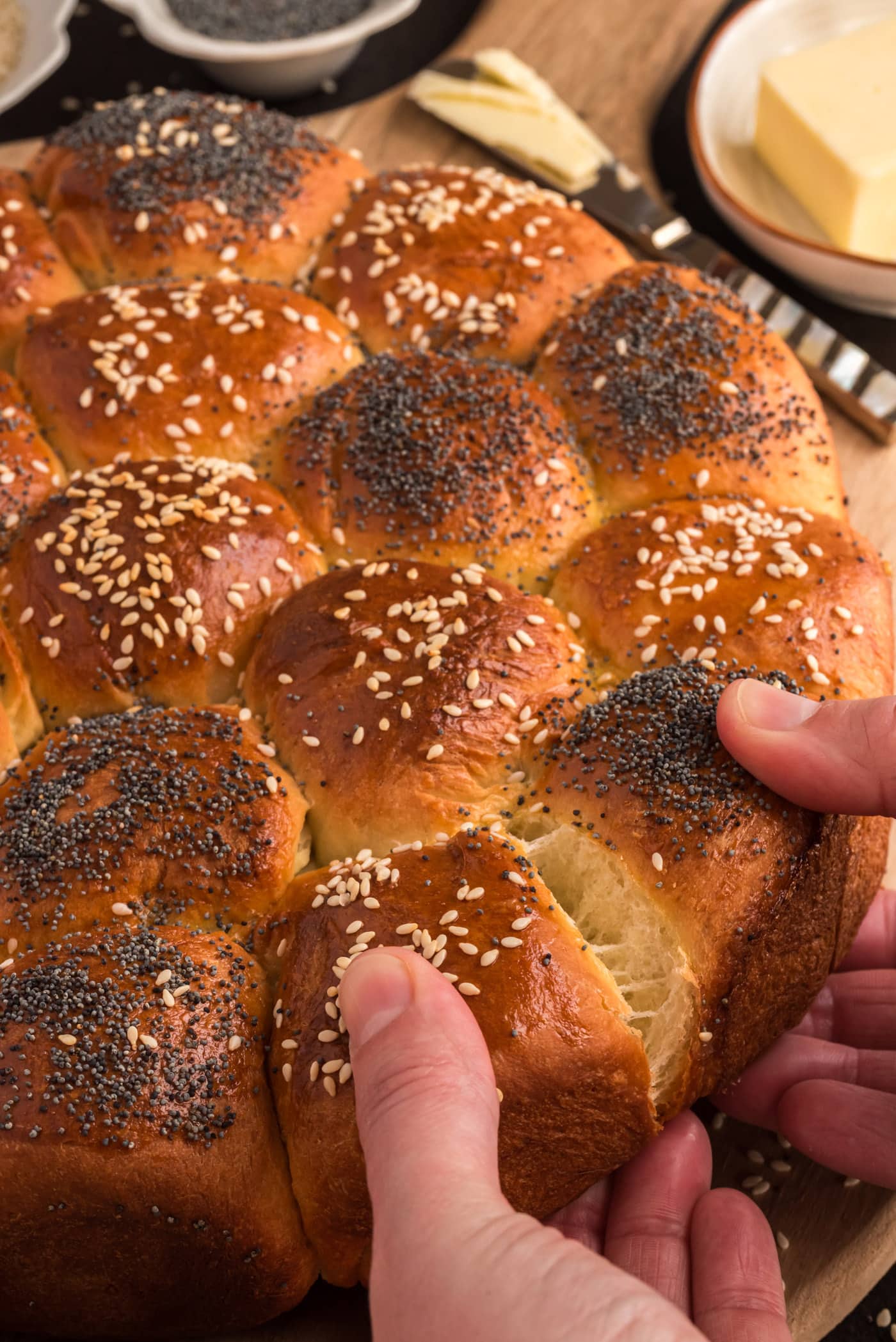 Partybrot - German Party Bread - Amanda's Cookin' - Yeast Breads