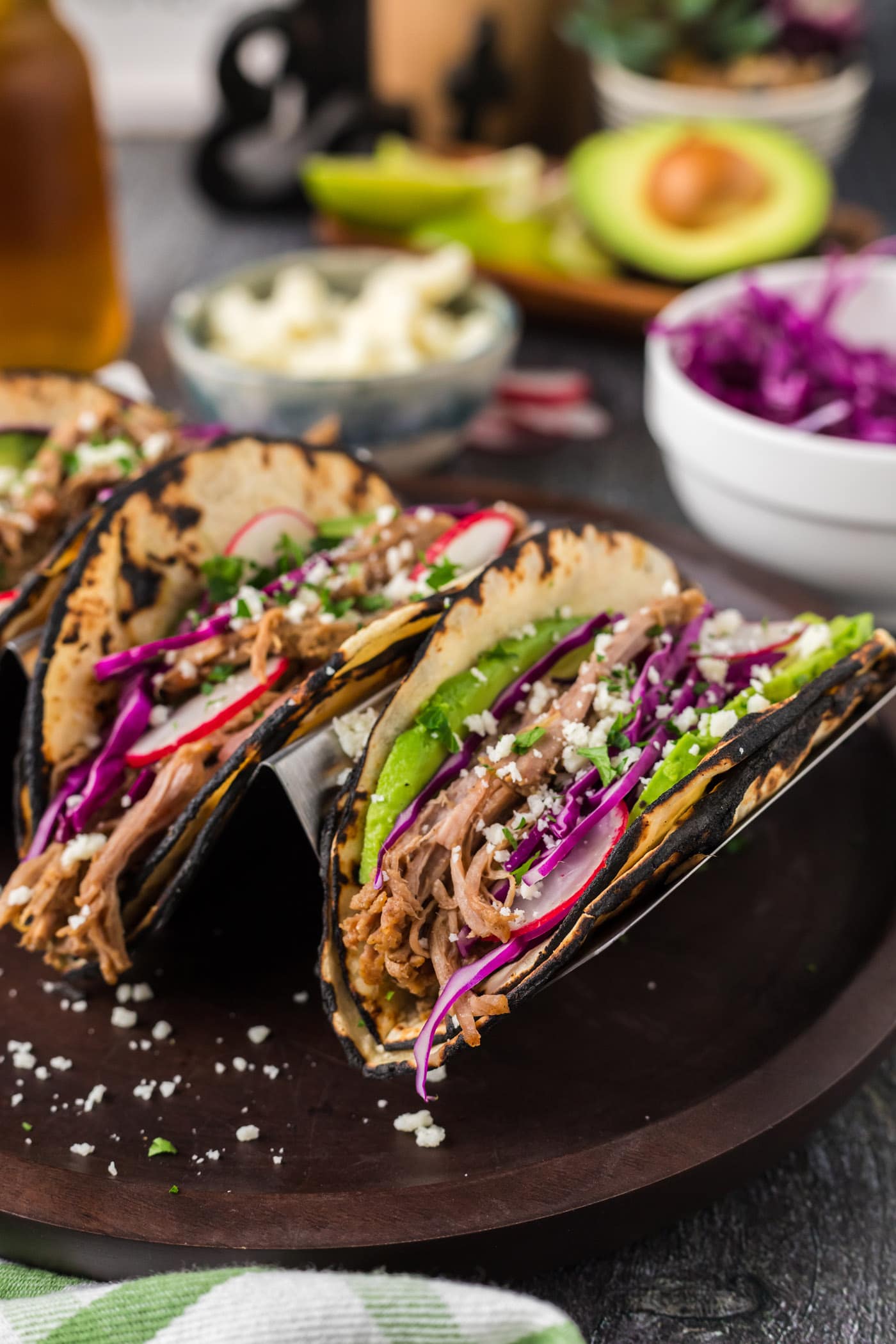 Pulled Pork Tacos - Amanda's Cookin' - Pork