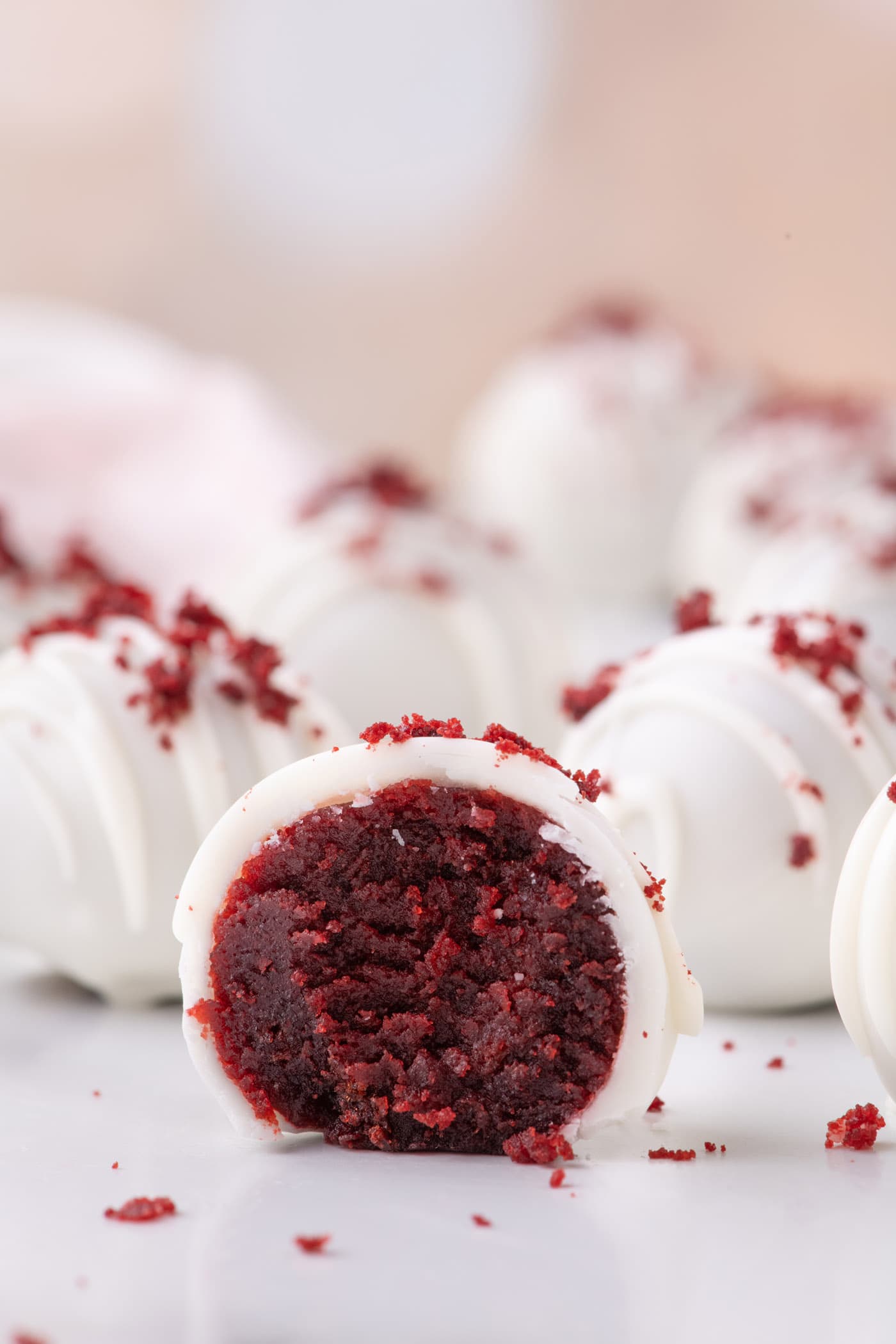 Red Velvet Cake Balls - Amanda's Cookin' - Cake & Cupcakes