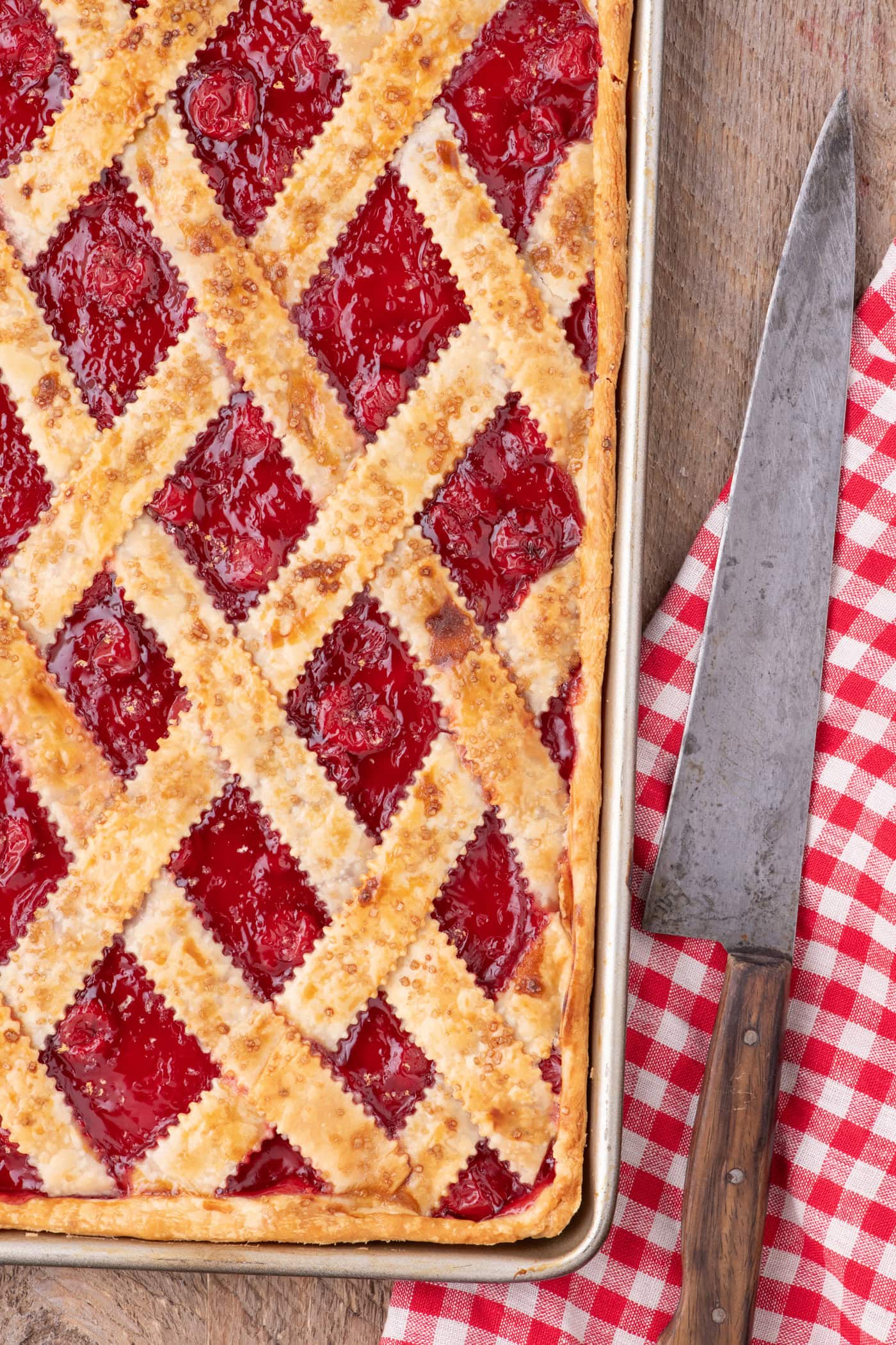 Cherry Slab Pie - Amanda's Cookin' - Pies & Tarts