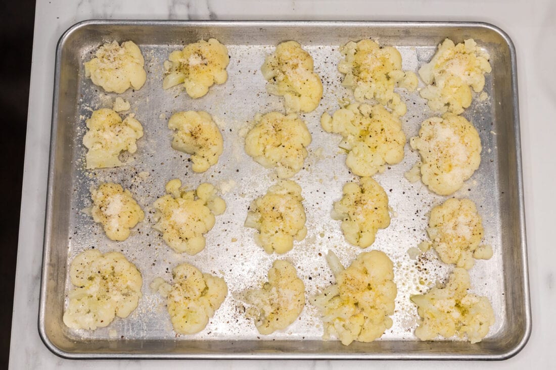 Smashed Cauliflower - Amanda's Cookin' - Vegetables